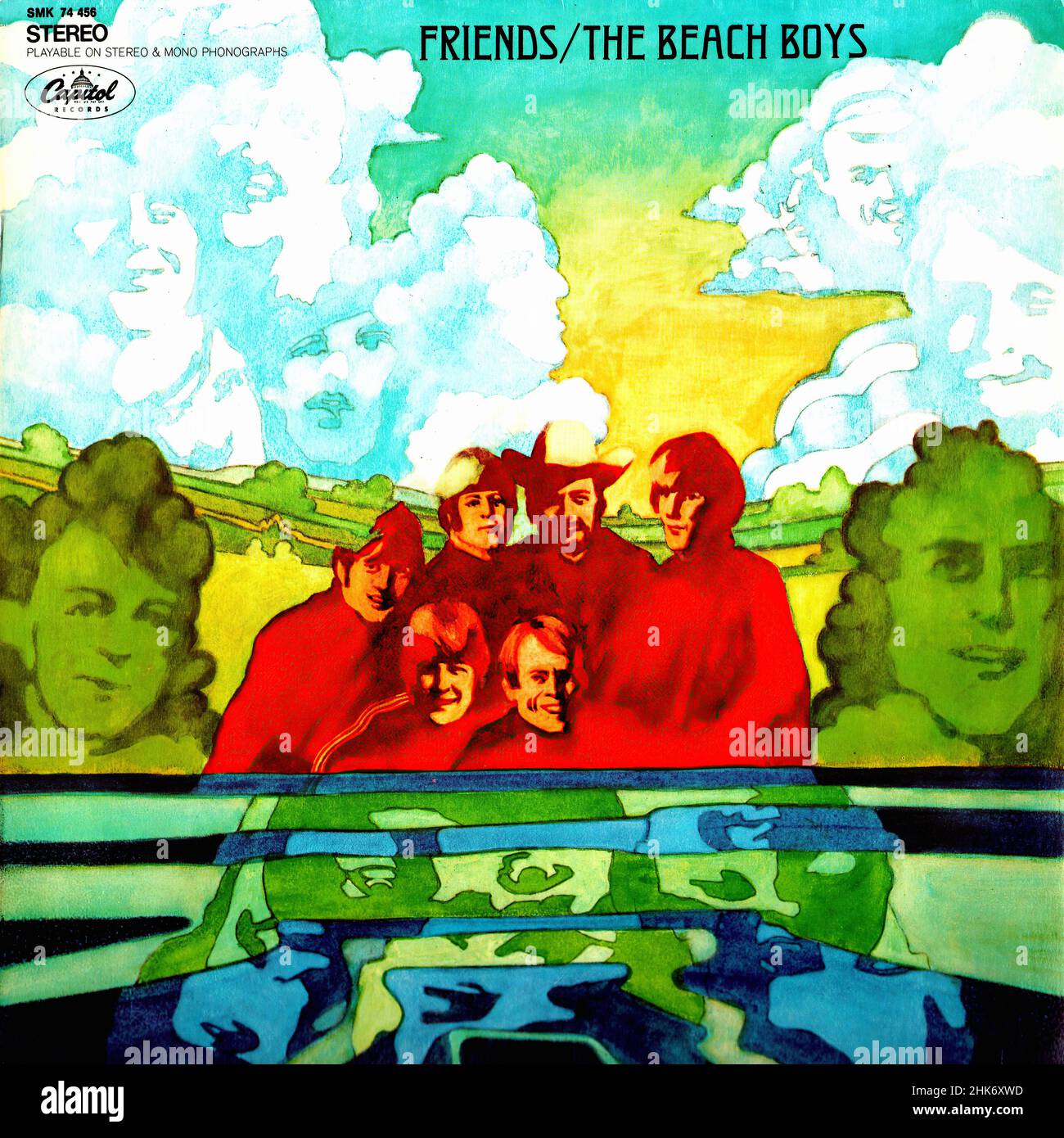 Vintage vinyl record cover - Beach Boys , The - Friends - D - 1968 ...