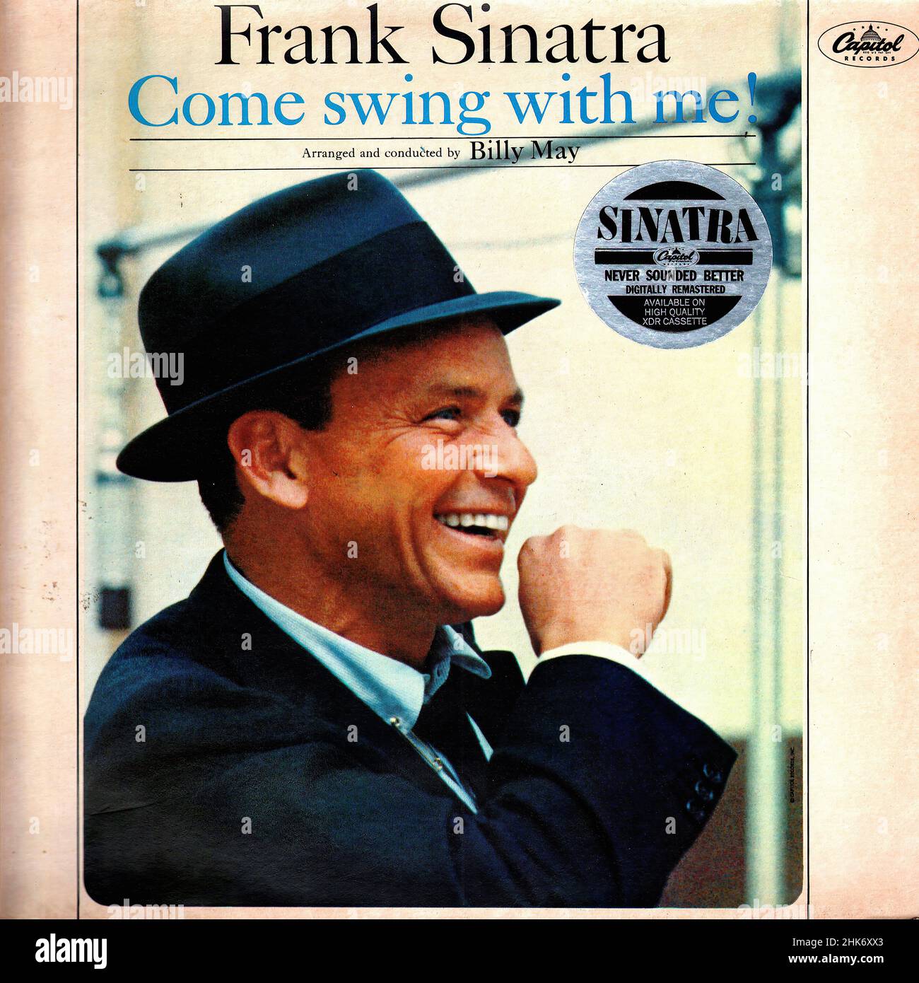 Vintage vinyl record cover - Sinatra, Frank - Come Swing With Me - UK ...