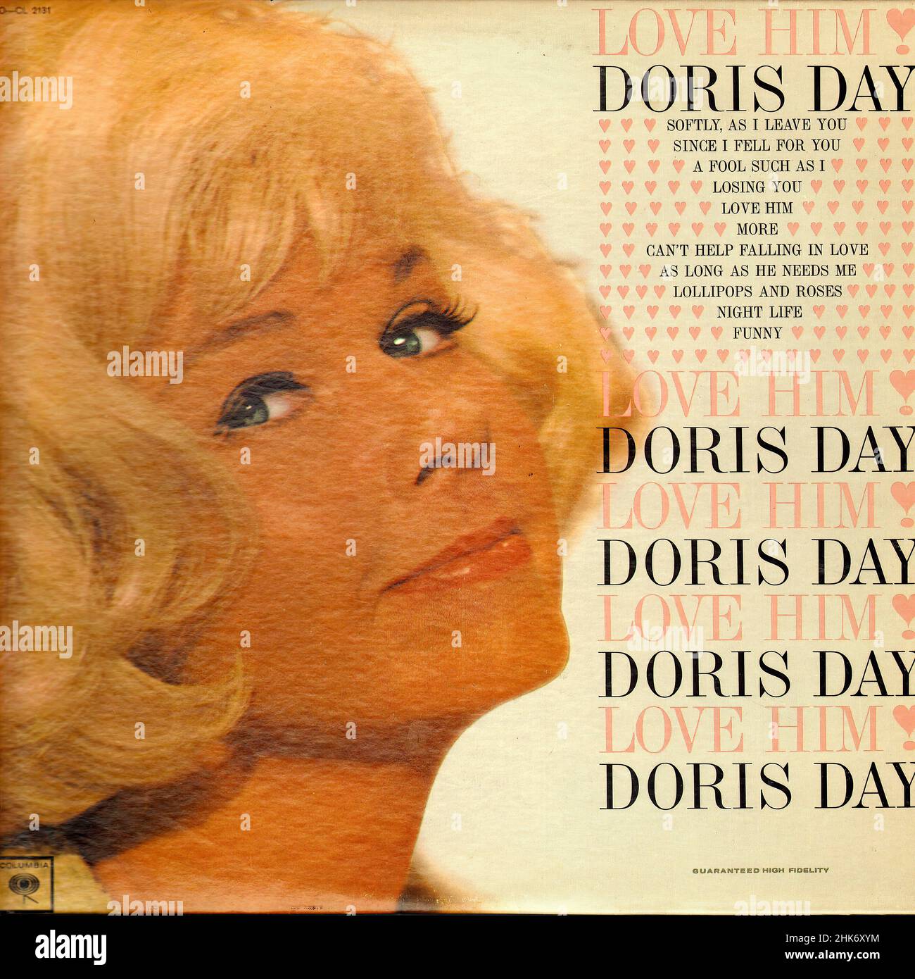 Vintage vinyl record cover - Day, Doris - Love Him - US - 1964 k Stock ...