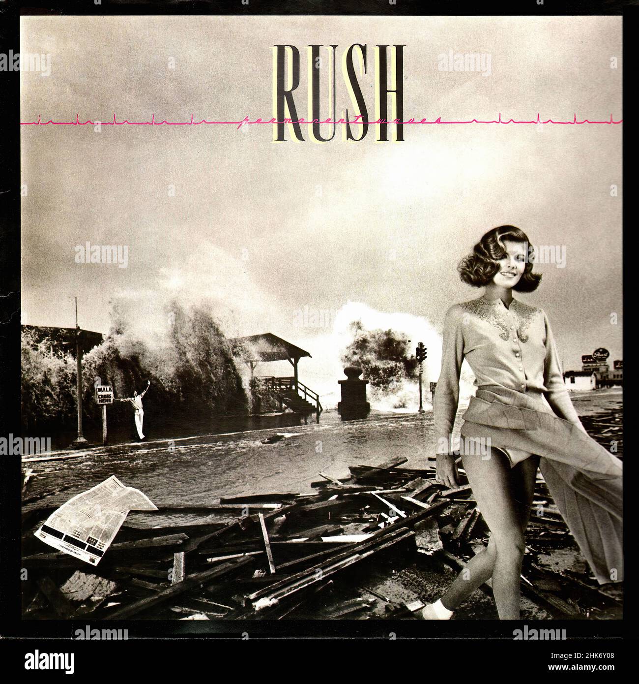 Vintage vinyl record cover - Rush - Permanent Waves - D - 1980 Stock Photo - Alamy