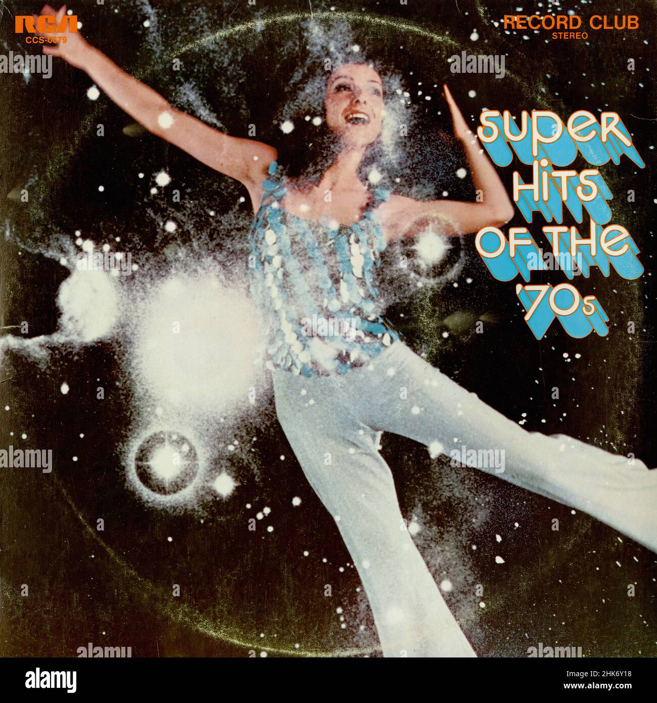 Super Hits Of The '70s (FC) - Vintage Musical Vinyl Album Stock Photo ...