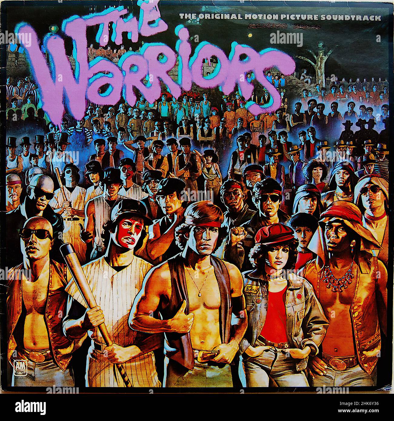 Vintage vinyl record cover - Movie Soundtrack - The Warriors Stock ...
