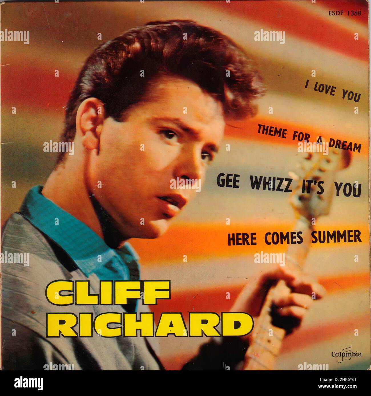 Vintage vinyl record cover - Richard, Cliff - Gee Whizz It's You - F ...