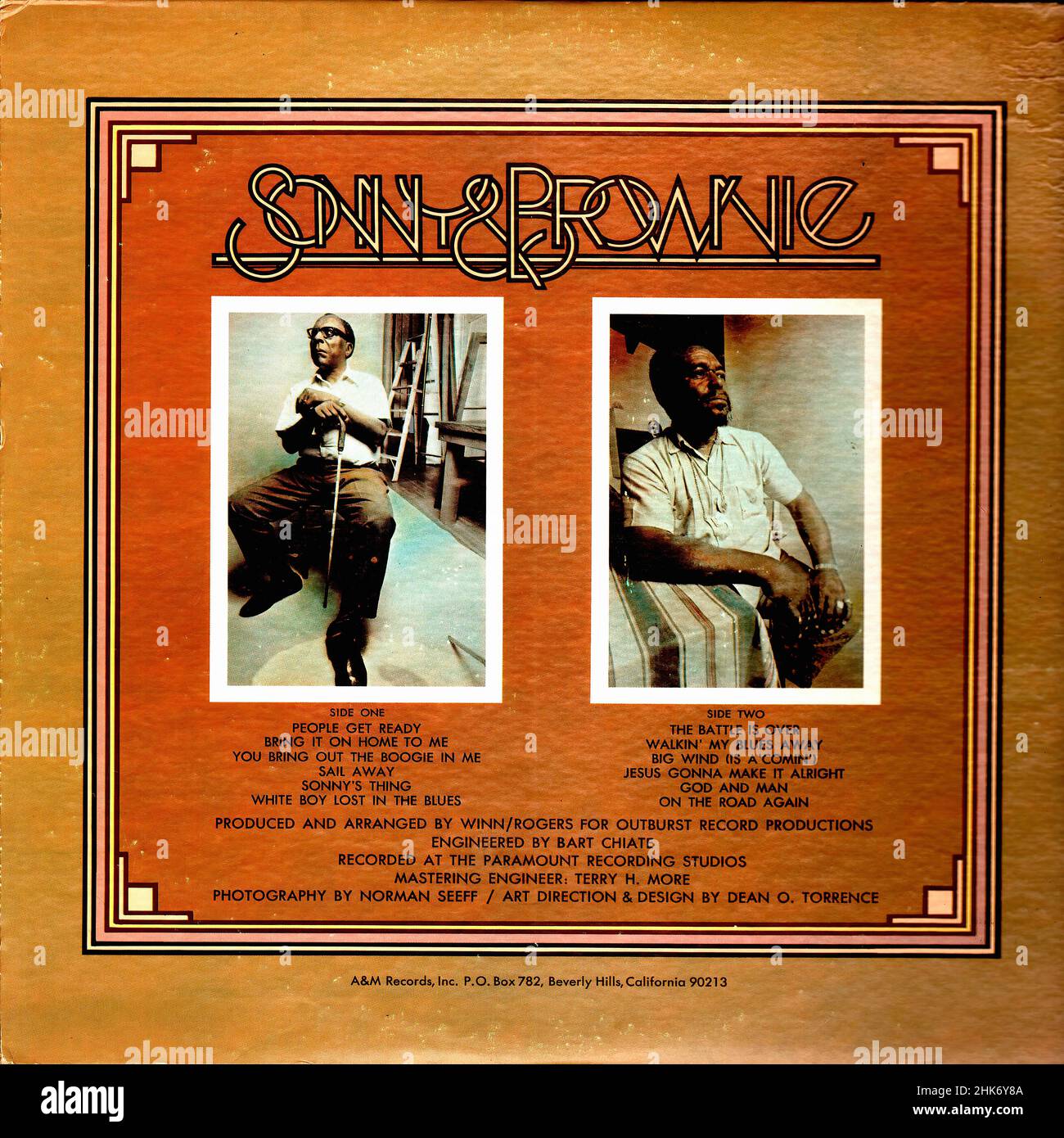 Vintage vinyl record cover - Terry, Sonny & Brownie McGee - Sonny ...