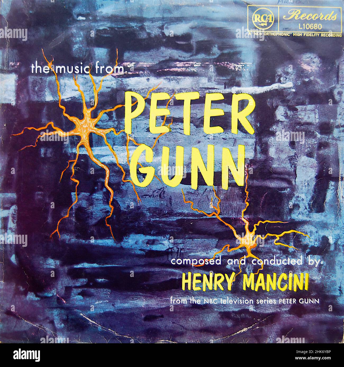 Vintage vinyl record cover - Movie Soundtrack - Peter Gunn - Front ...