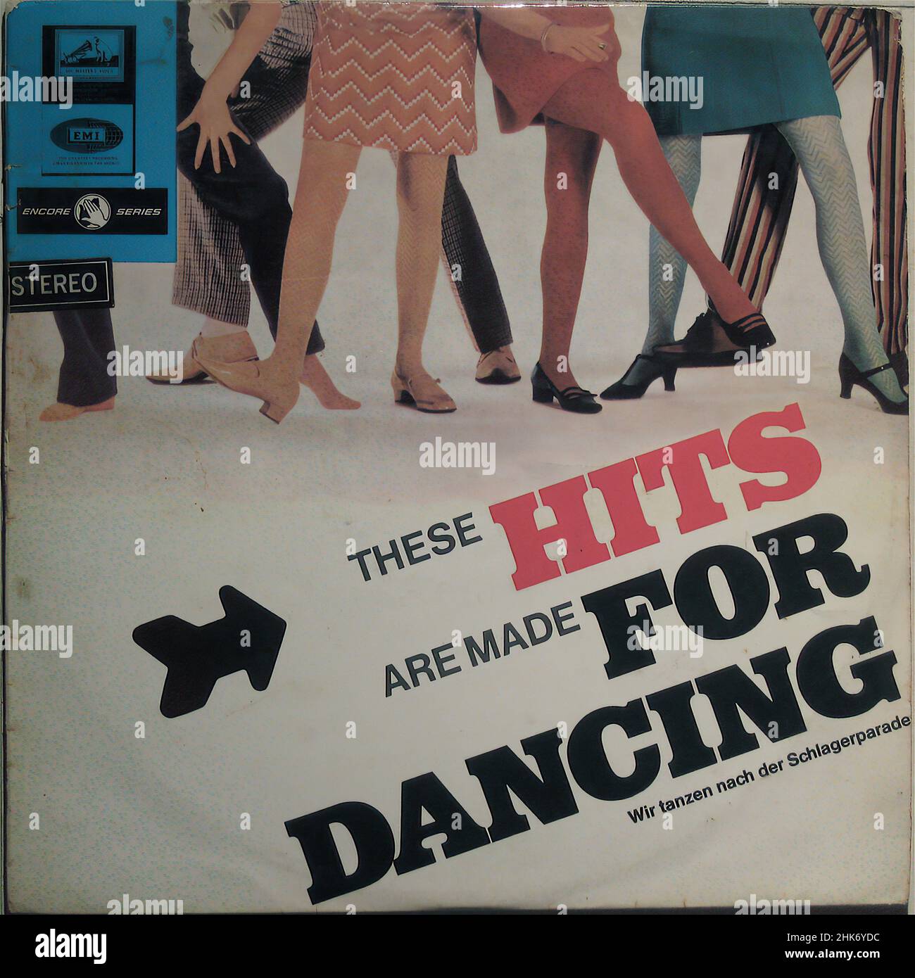 Vintage vinyl record cover - Compilation - Hits For Dancing Stock Photo ...