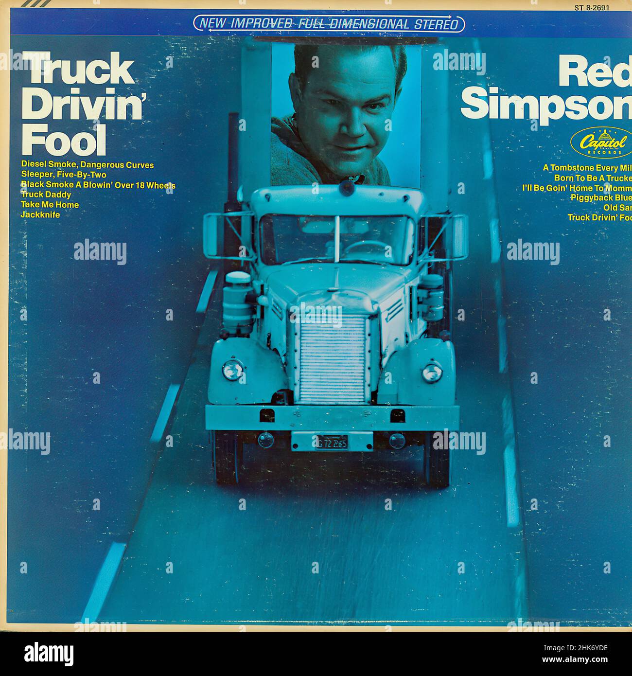 Truck Drivin' Fool - Vintage Country Music Album Stock Photo - Alamy