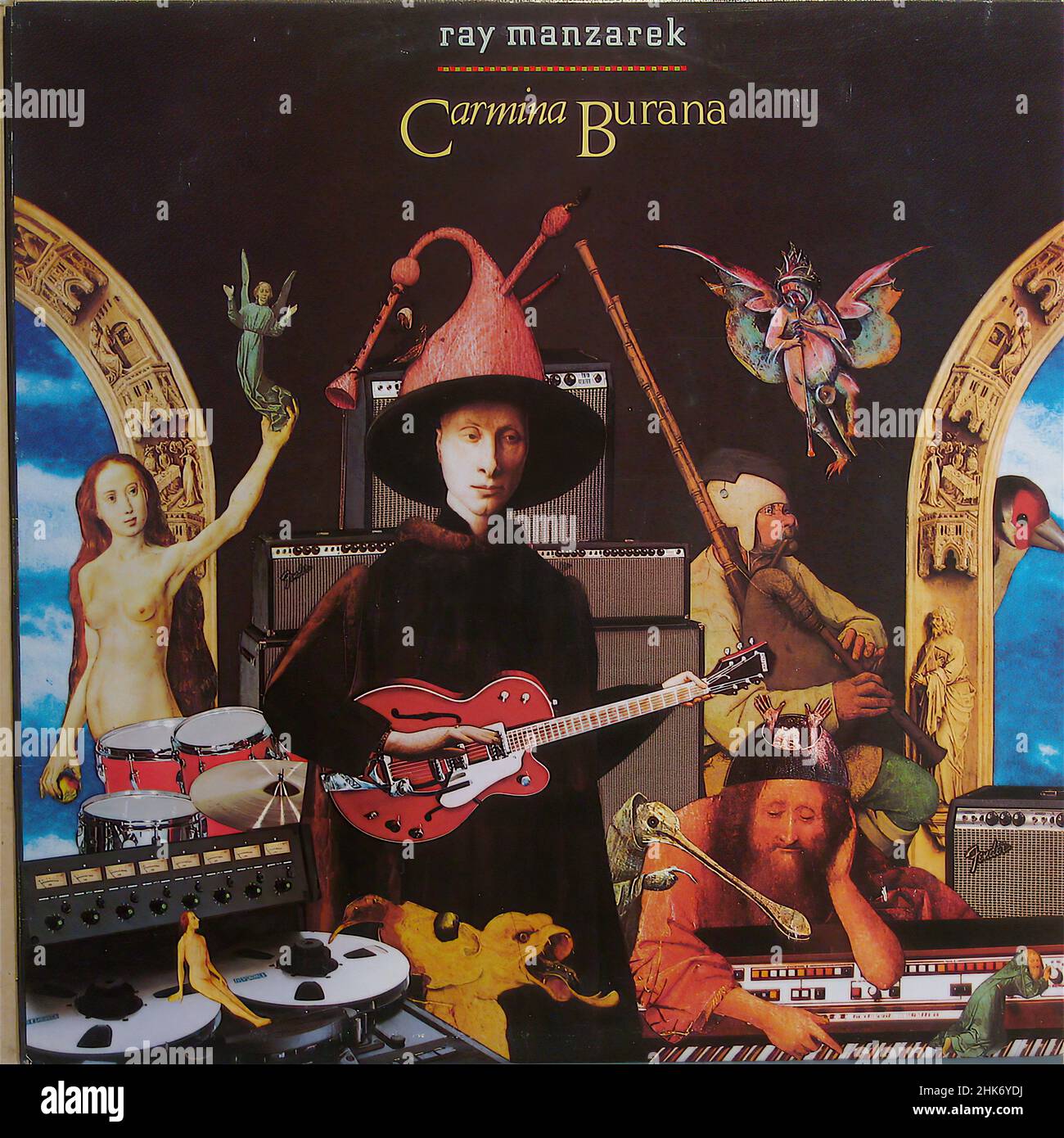 Vintage vinyl record cover - Ray Manzerak - Carmina Burana 00001 Stock ...
