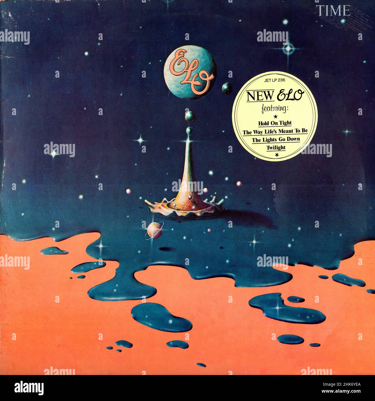 Vintage vinyl record cover - ELO - Time - D - 1981 Stock Photo - Alamy