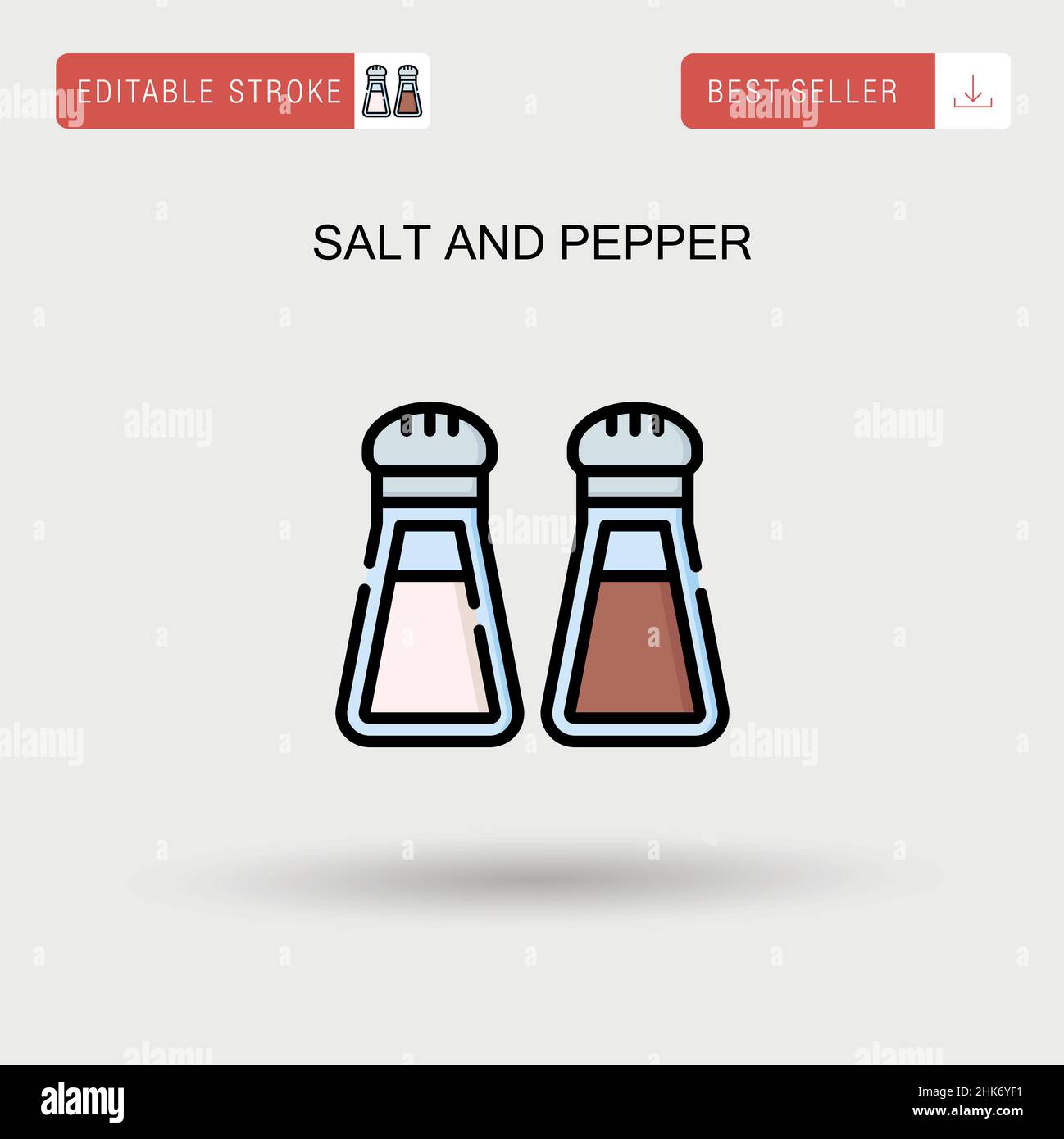 Wooden salt shaker pepper Stock Vector Images - Alamy