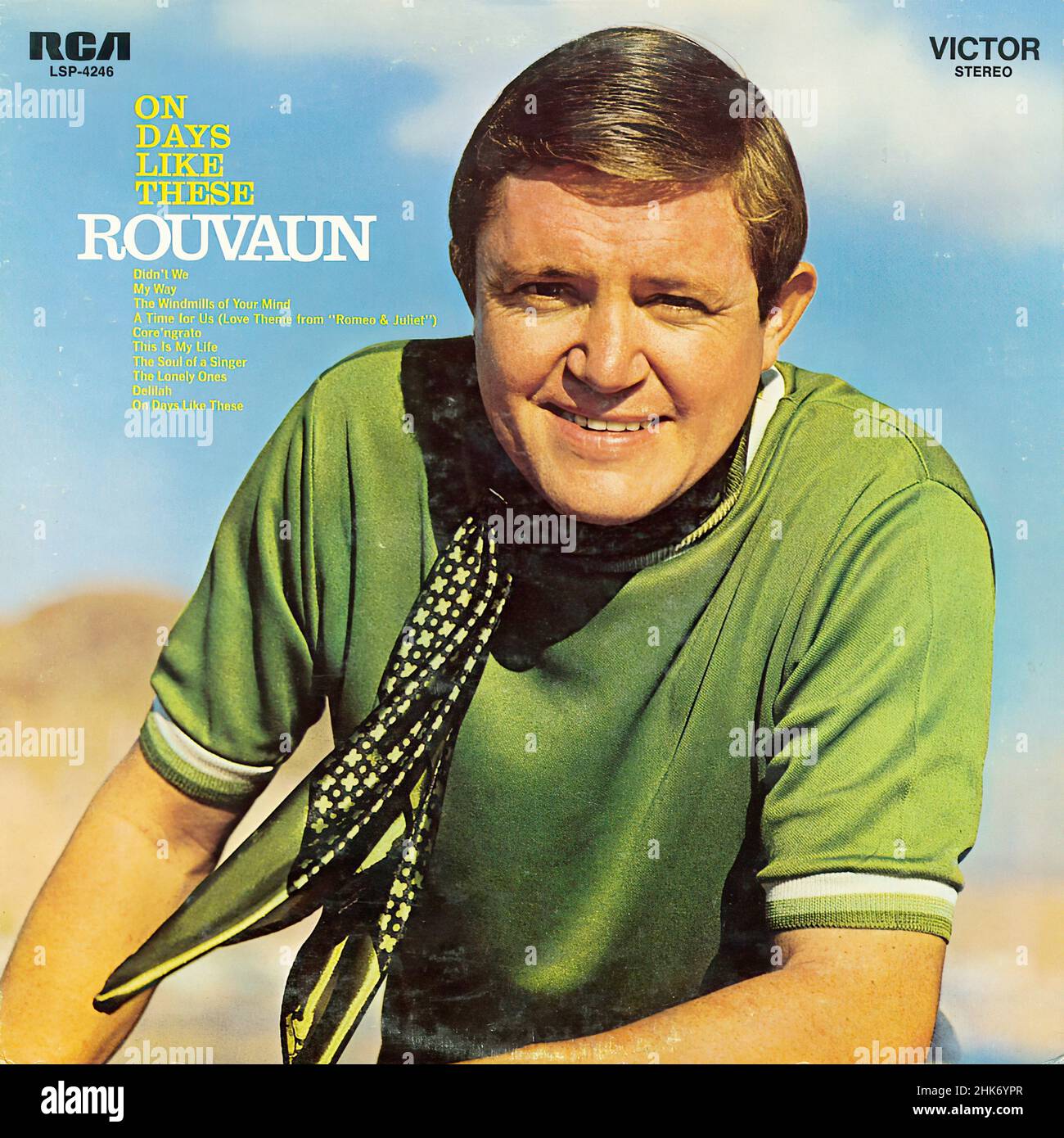 On Days Like These - Vintage Vinyl Album Stock Photo - Alamy