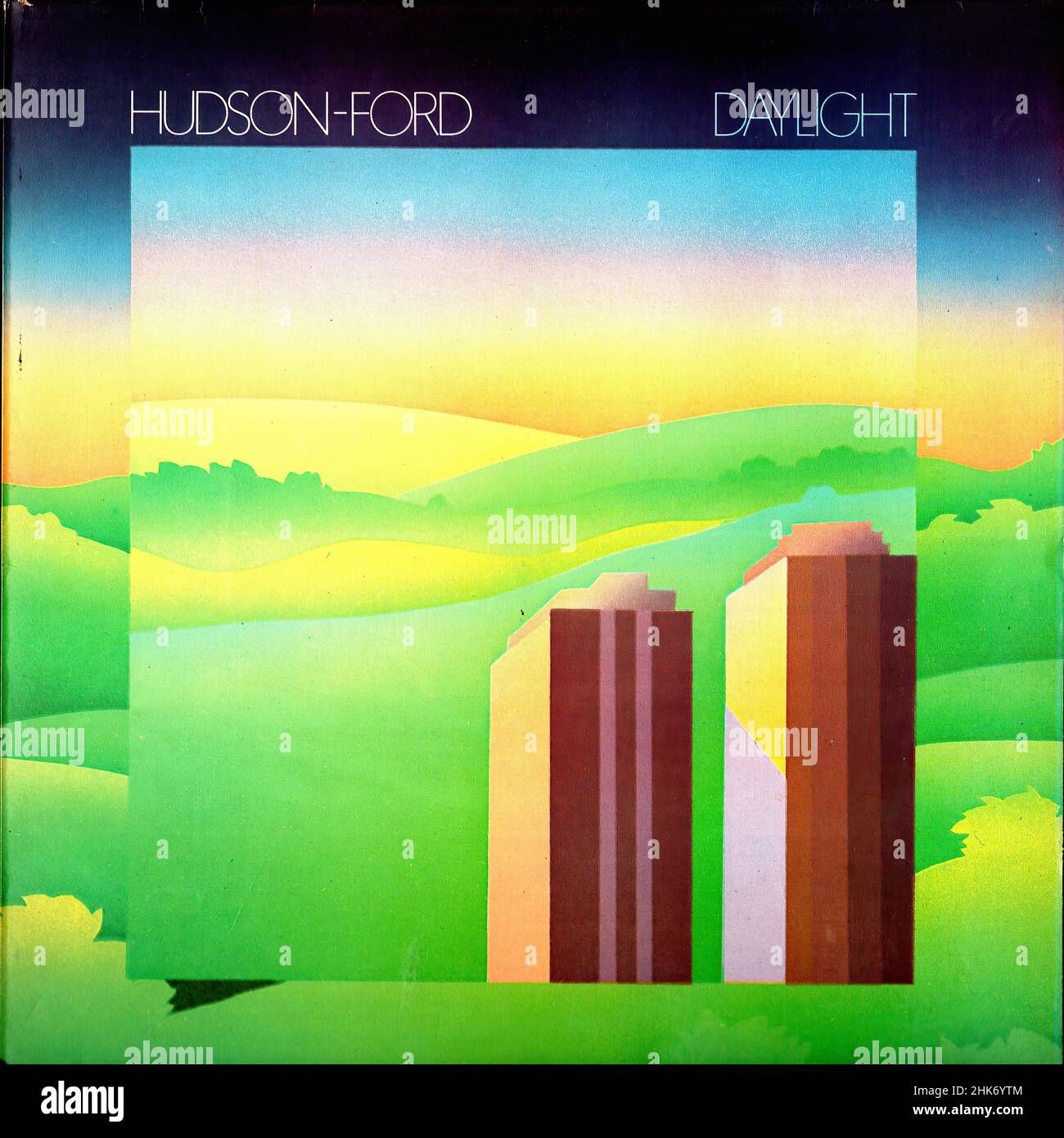 Vintage vinyl record cover - Hudson - Ford - Daylight - UK - 1977 Stock ...