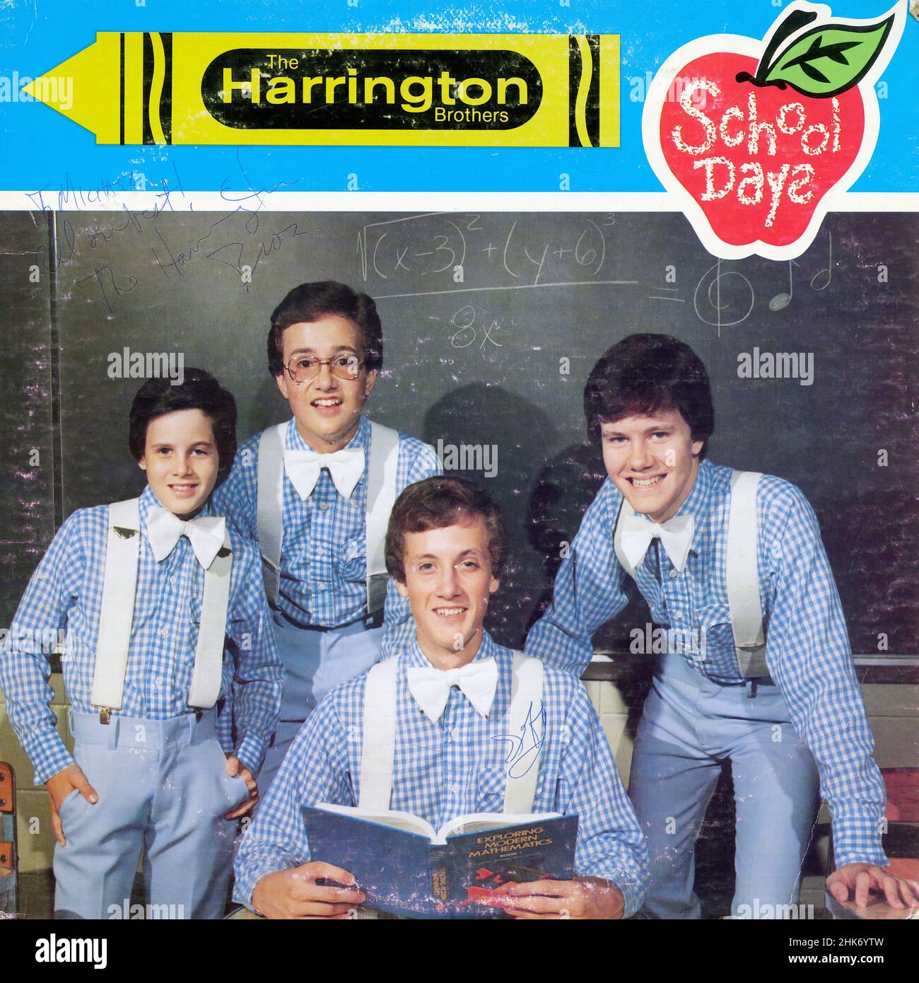 School Days - Vintage Vinyl Album Stock Photo - Alamy