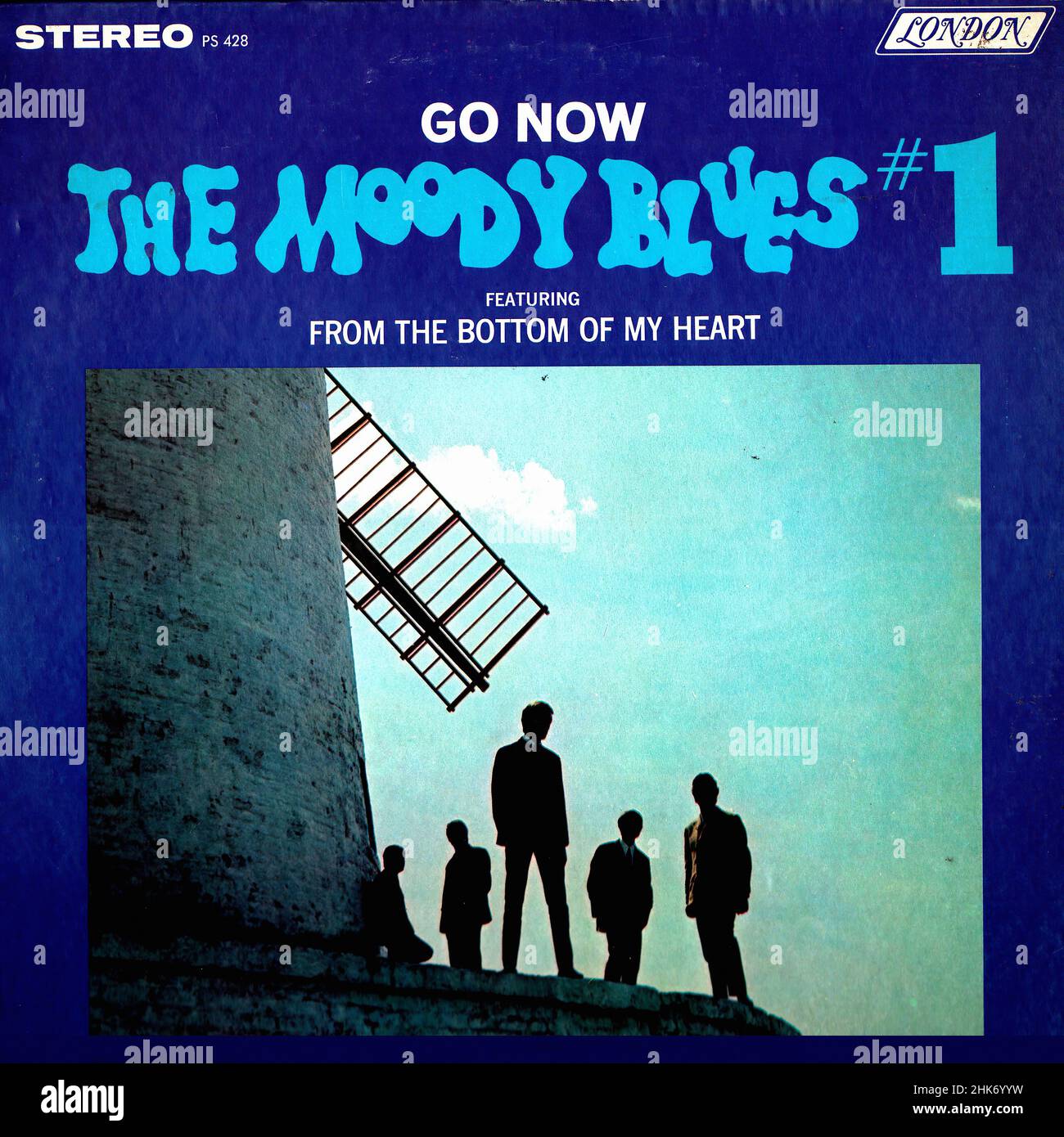 Vintage vinyl record cover - Moody Blues - # 1 - US - 1965 Stock Photo ...