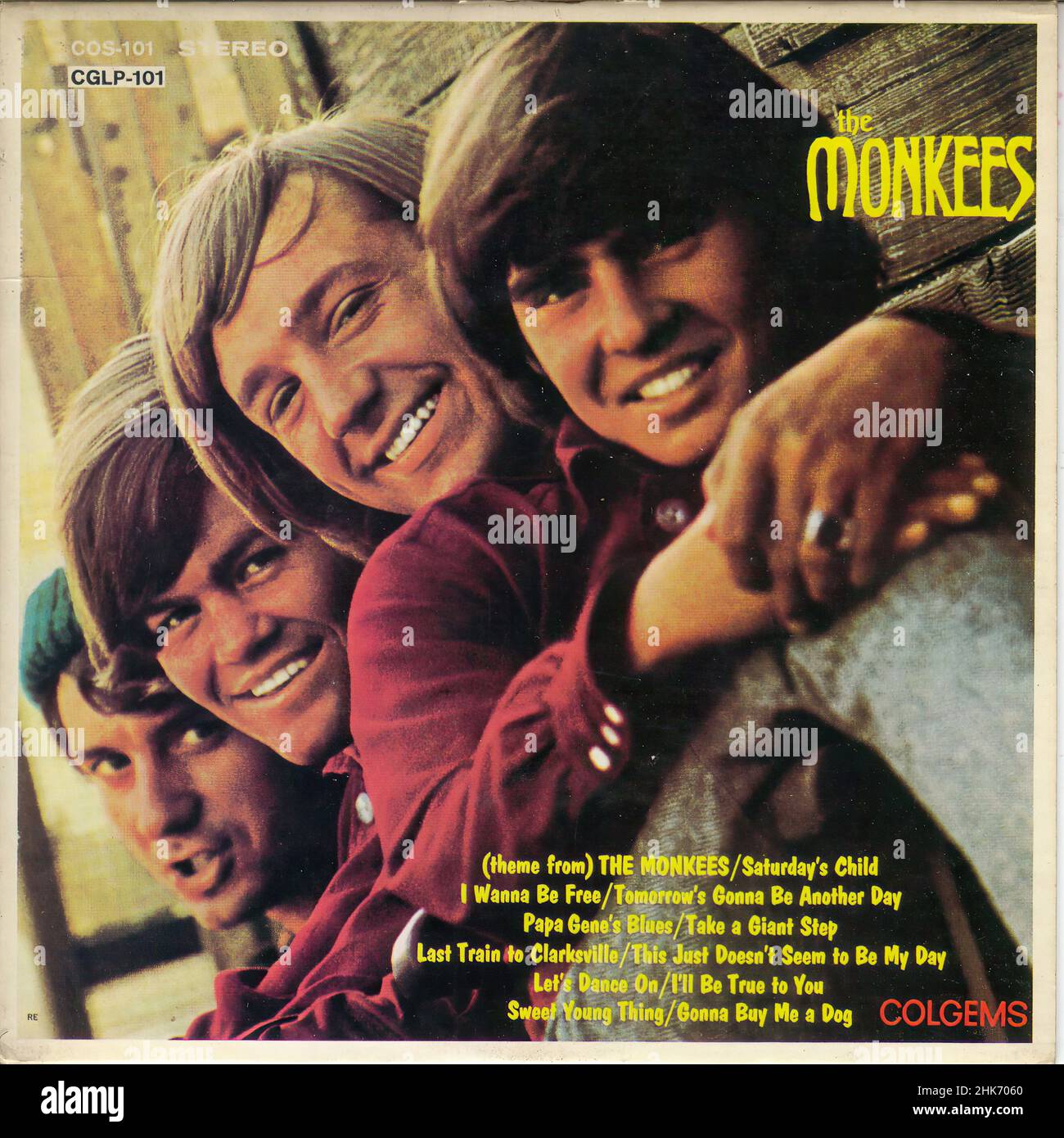 Vintage vinyl record cover - Monkees, The - The Monkees -Little LP -US ... Vintage vinyl record cover - Monkees, The - The Monkees -Little LP -US ...