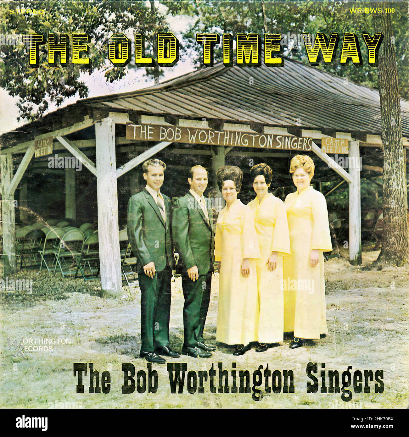 The Old Time Way - Vintage American Christian Vinyl Album Stock Photo ...