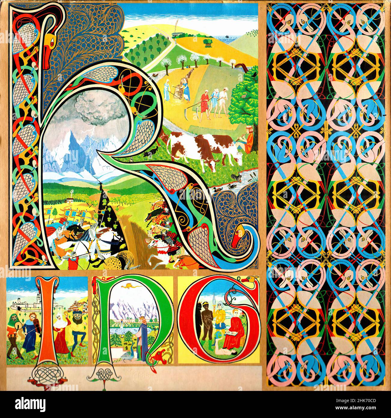 Vintage vinyl record cover - King Crimson - Lizard - D - 1970-Issue ...