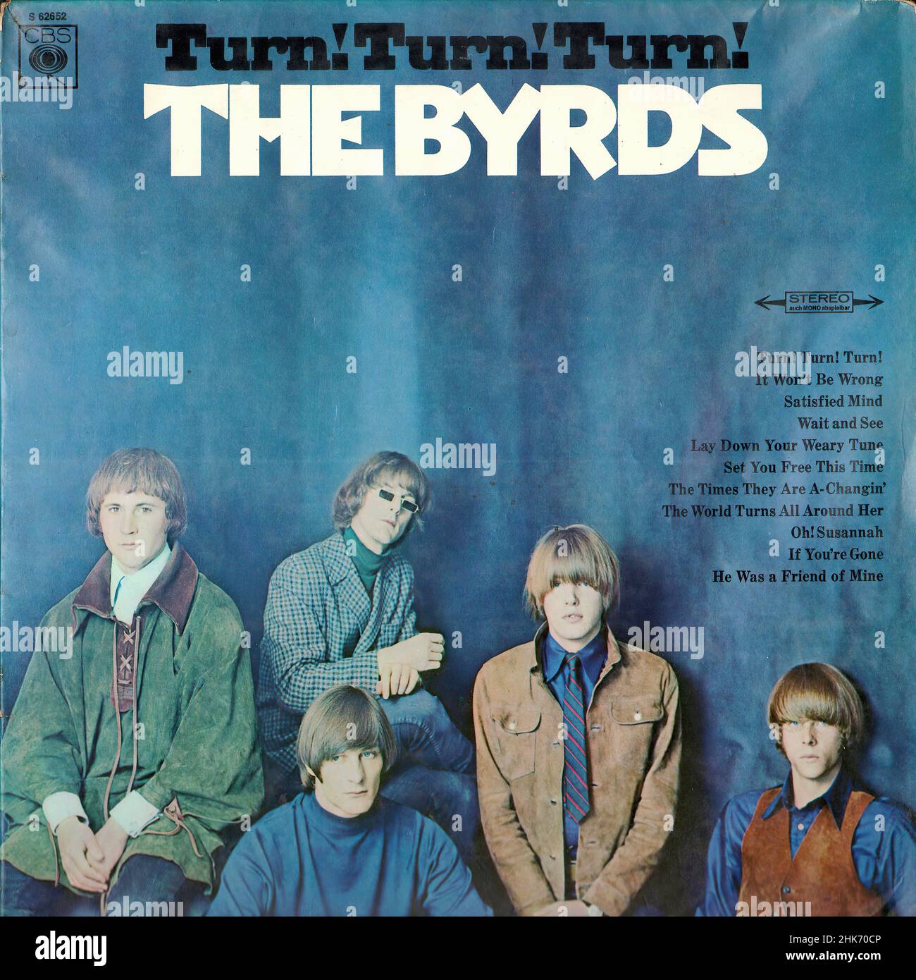Vintage vinyl record cover - Byrds, The - Turn Turn Turn - D - 1965 ...