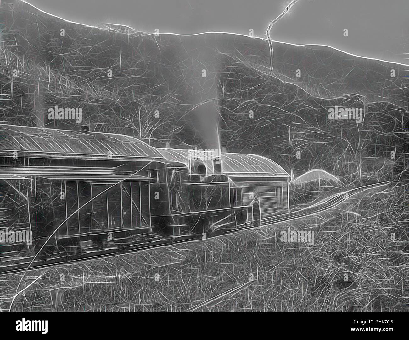 Inspired by Fell Engine, Rimutaka Incline, Burton Brothers studio ...