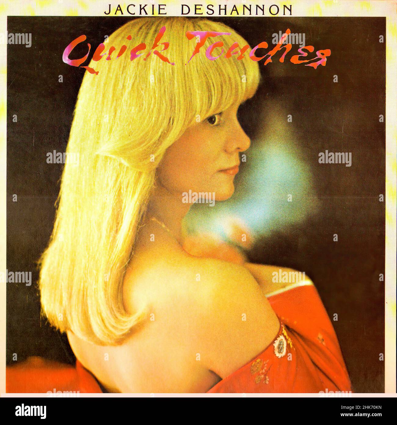 Vintage vinyl record cover - DeShannon, Jackie - Quick Touches - D - 1980 Stock Photo - Alamy