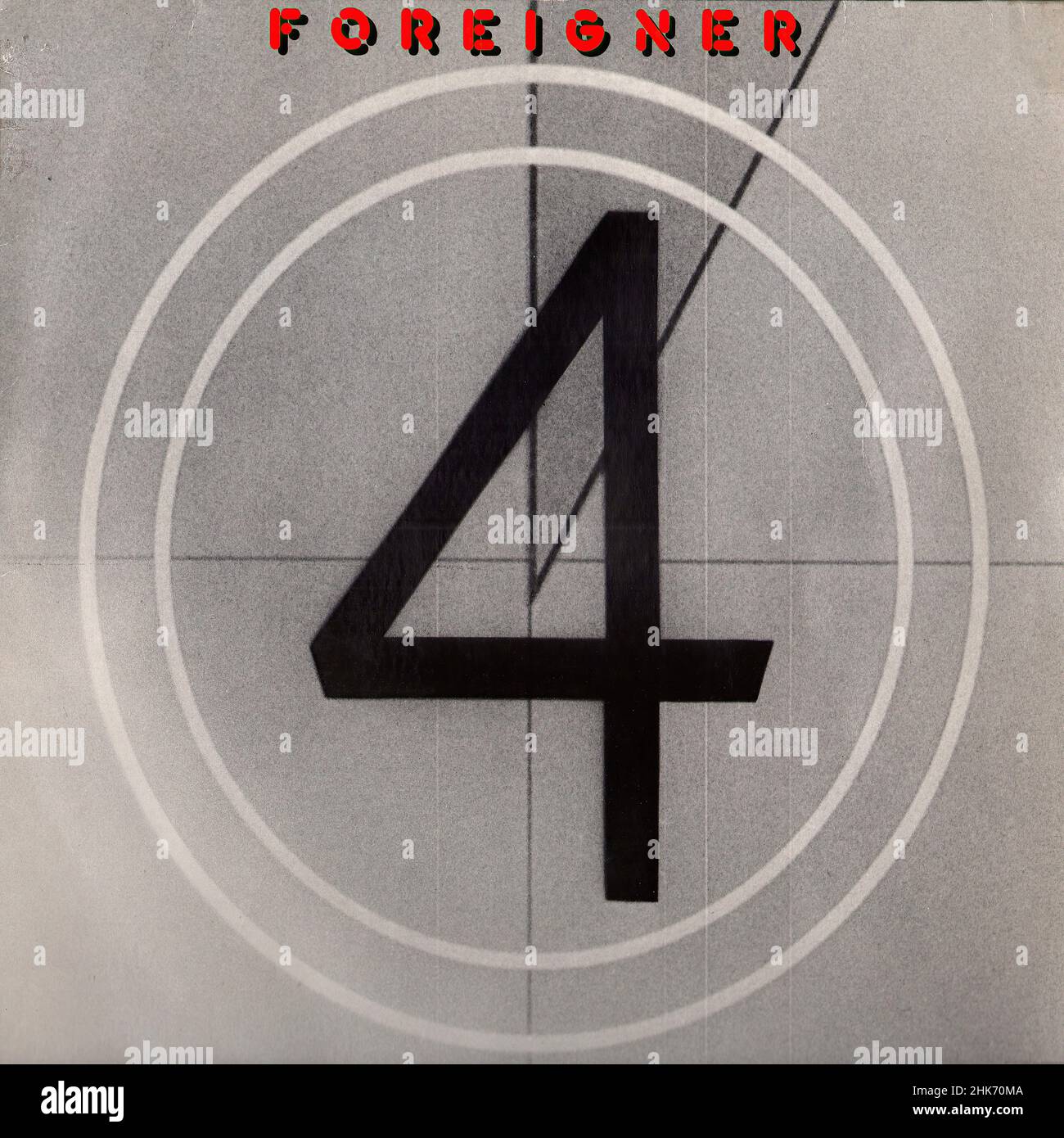 Vintage vinyl record cover - Foreigner - 4 - D - 1981 Stock Photo - Alamy