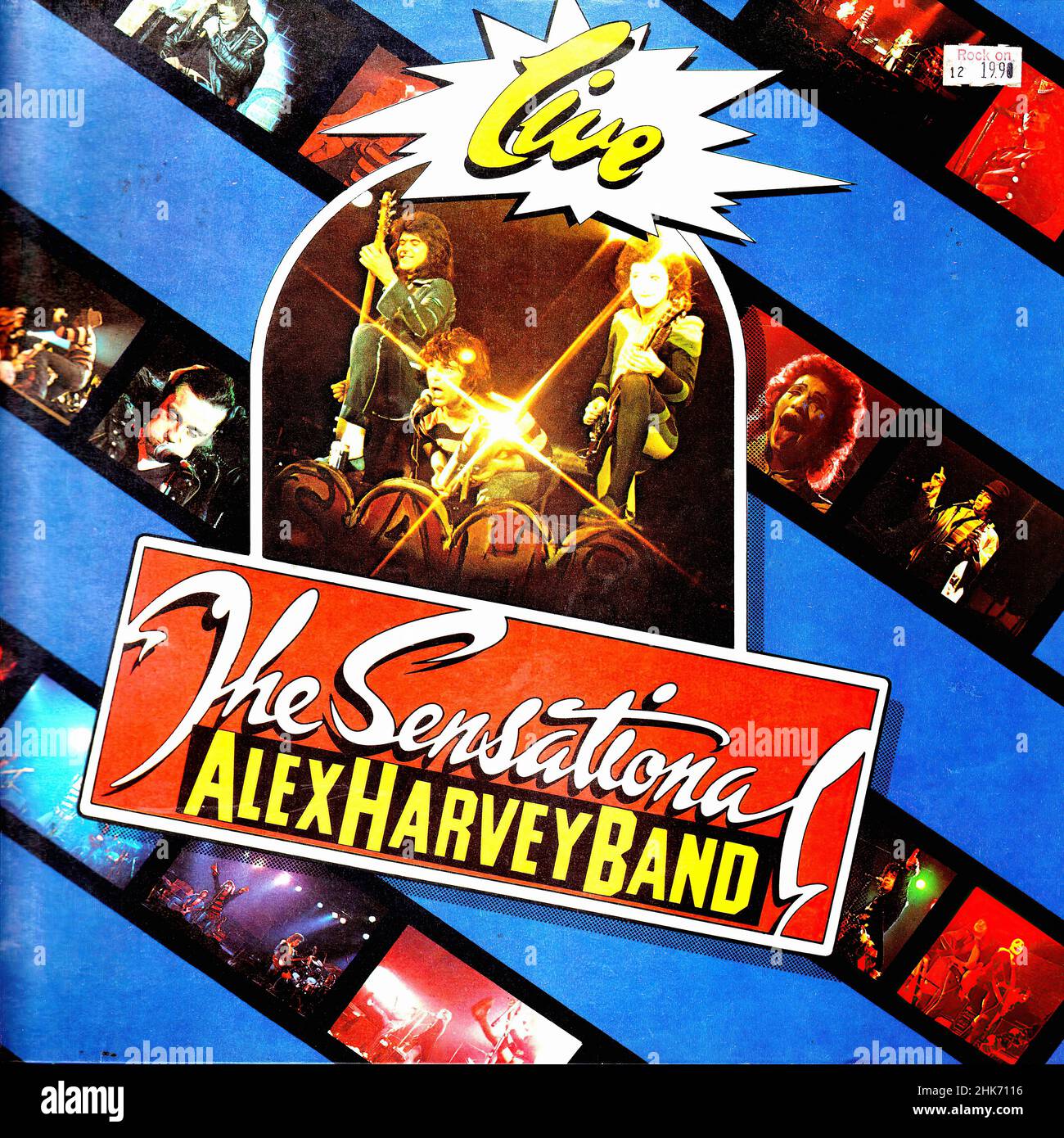 Vintage vinyl record cover - Sensational Alex Harvey Band - Live - D ...