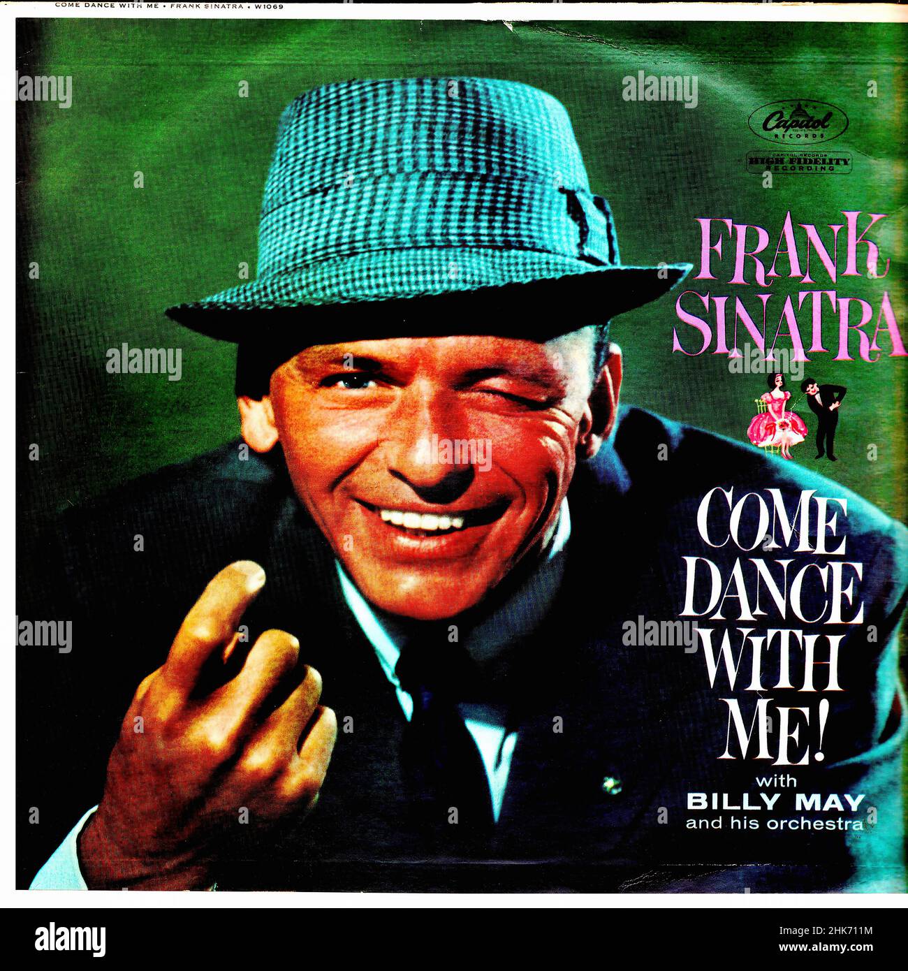 Vintage vinyl record cover - Sinatra, Frank - Come Dance With Me - D ...