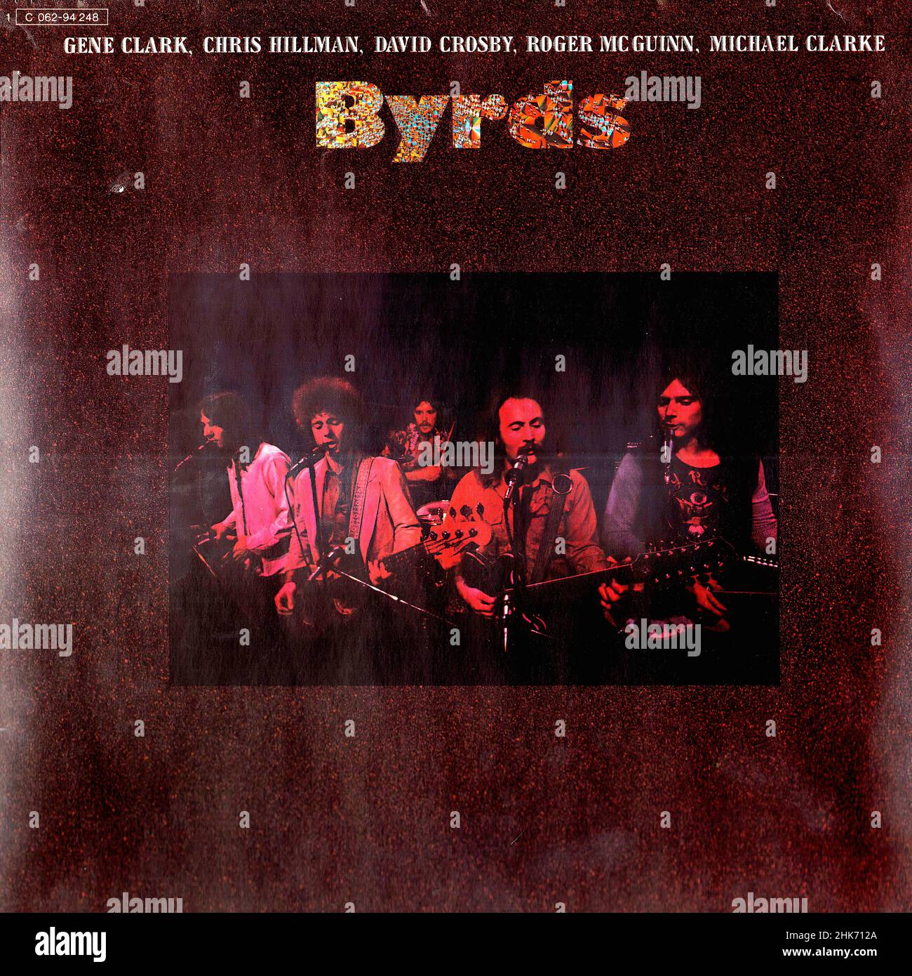 Vintage vinyl record cover - Byrds, The - Byrds - D - 1973 Stock Photo ...