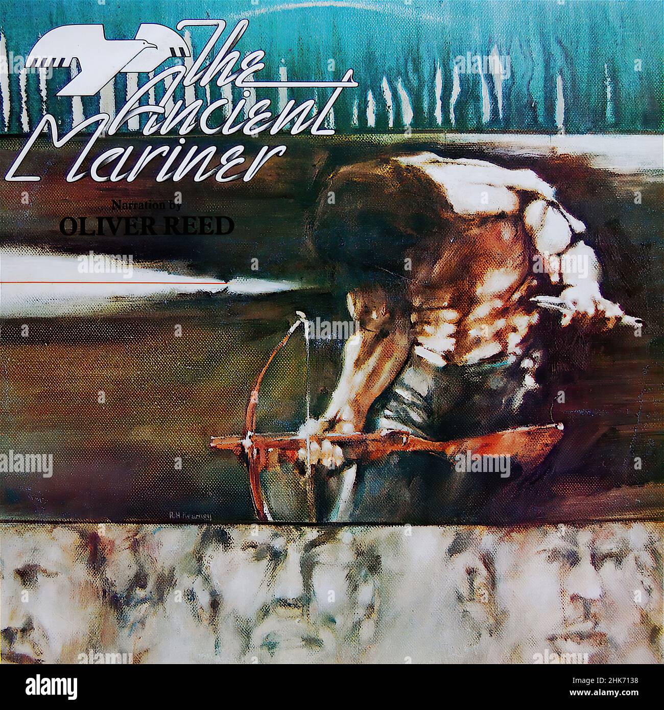 Vintage vinyl record cover - The Ancient Mariner Stock Photo - Alamy