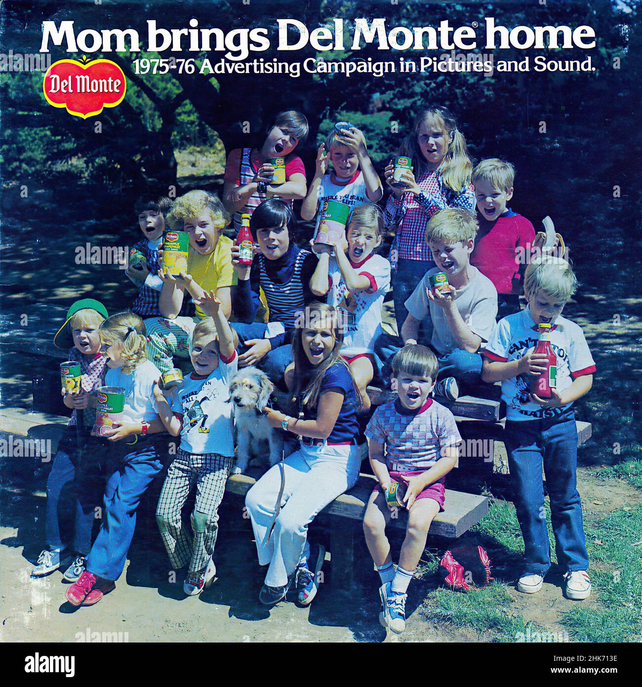 Mom Brings Del Monte Home - Vintage Vinyl Album Stock Photo - Alamy