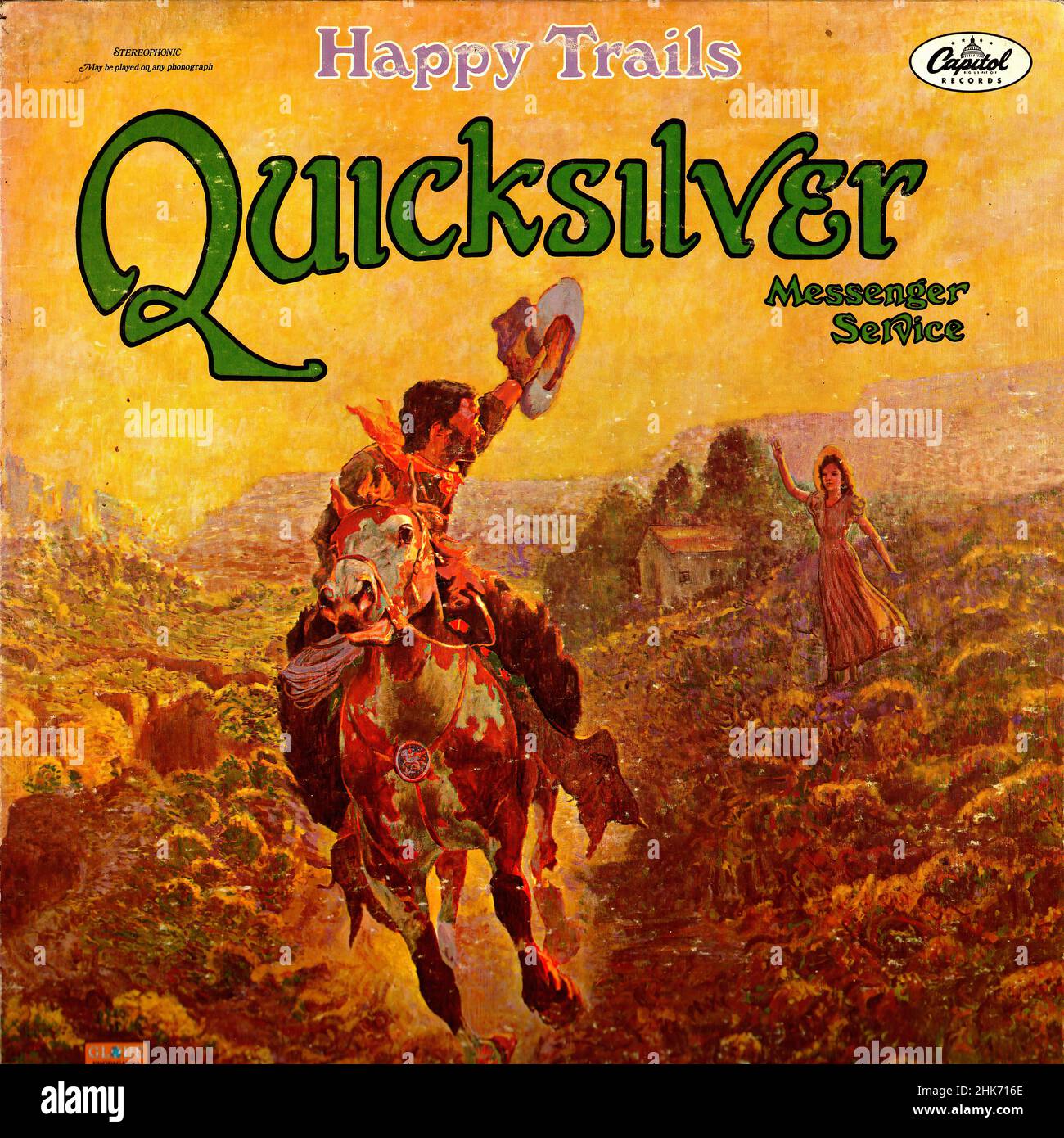Vintage vinyl record cover - Quicksilver Messenger Service - Happy ...