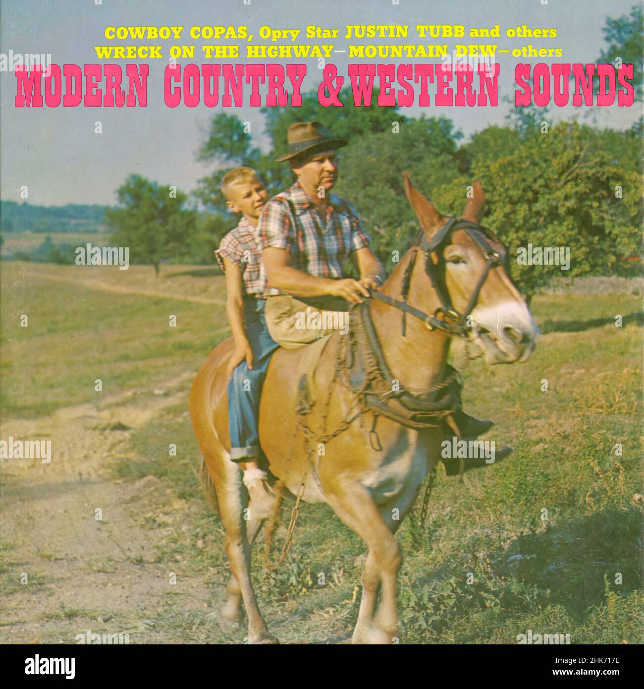Modern Country & Western Sounds - Vintage Country Music Album Stock ...