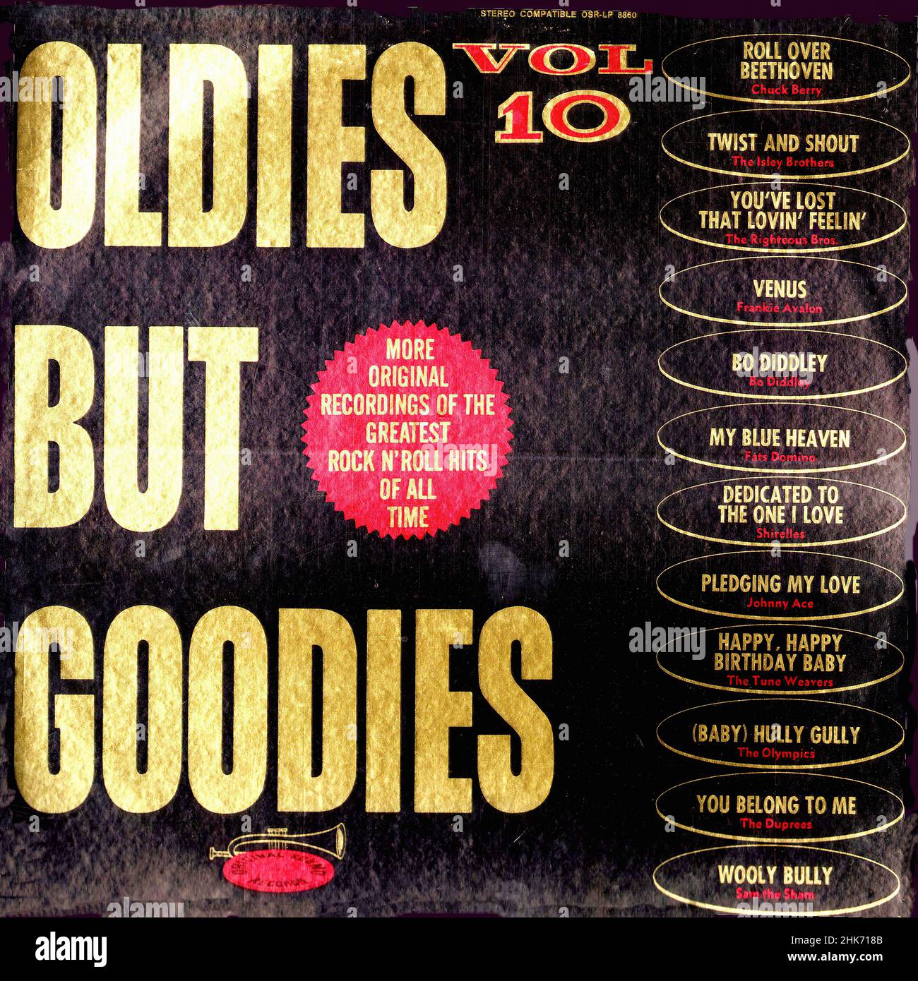 Vintage vinyl record cover - Various - Oldies But GOdies - Vol 10 - US ...