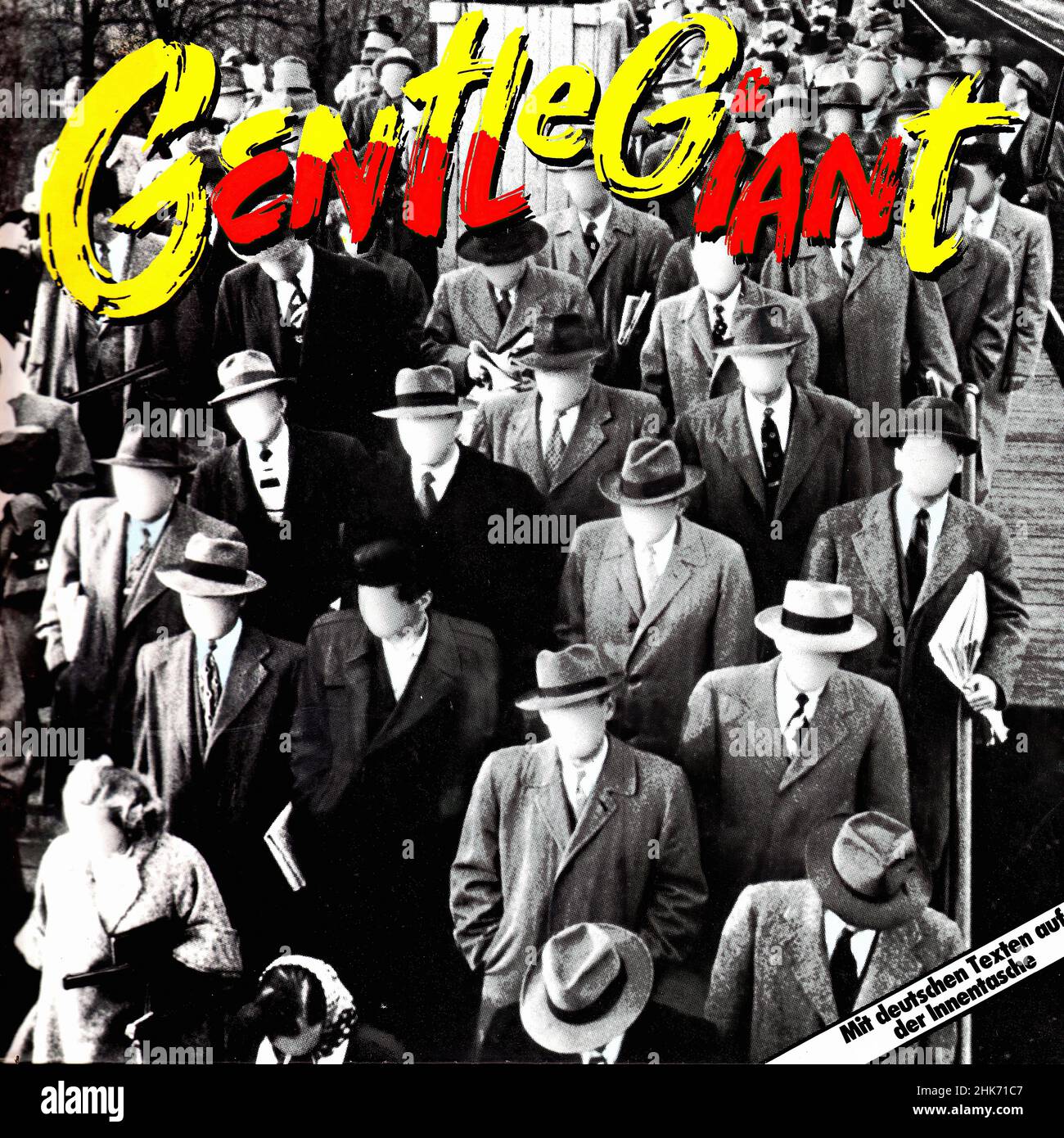 Vintage vinyl record cover - Gentle Giant - Civilian - D - 1980 Stock ...