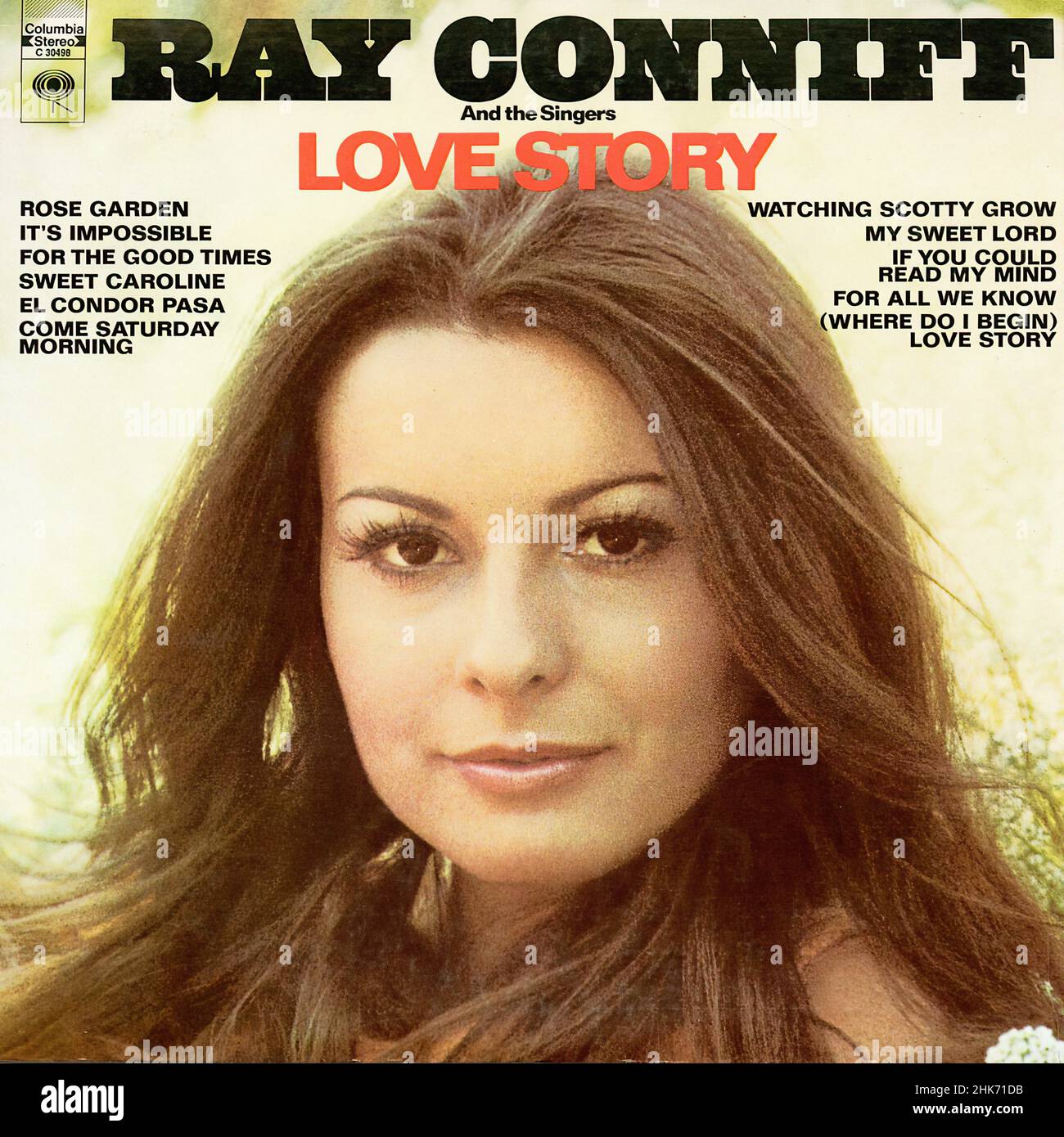 Love Story - Vintage Musical Vinyl Album Stock Photo - Alamy