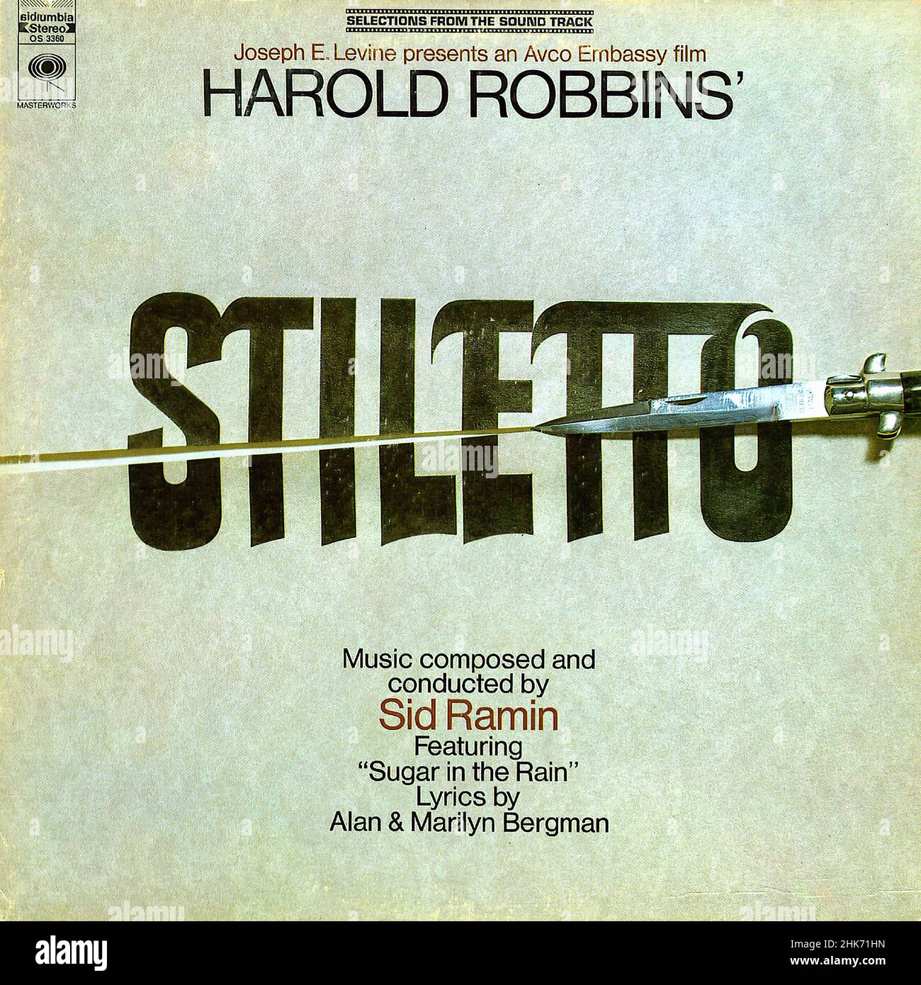 Stiletto - Vintage Soundtrack Vinyl Album Stock Photo - Alamy