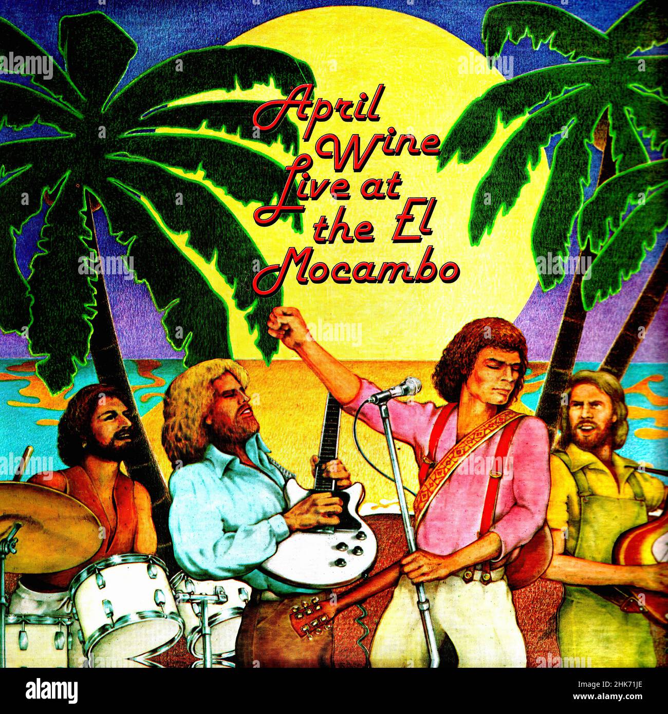 Vintage vinyl record cover - April Wine - Live At The El Mocambo - US ...