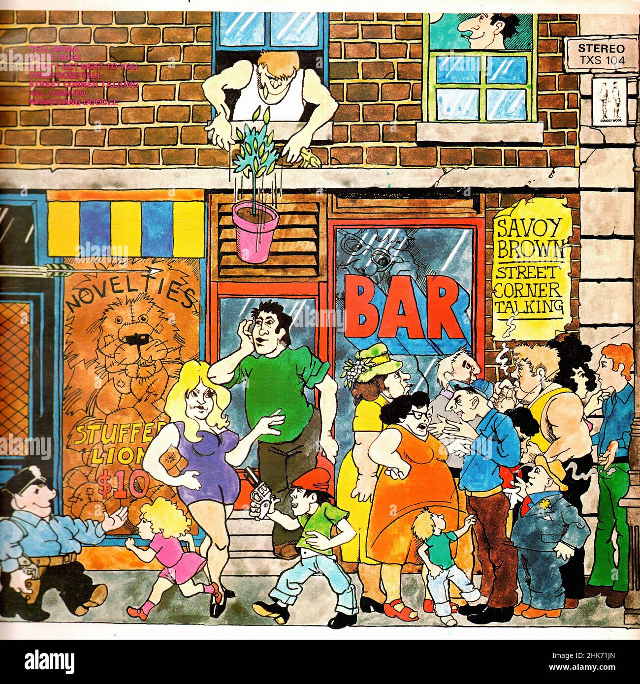 Vintage vinyl record cover - Savoy Brown - Street Corner Talking - UK ...