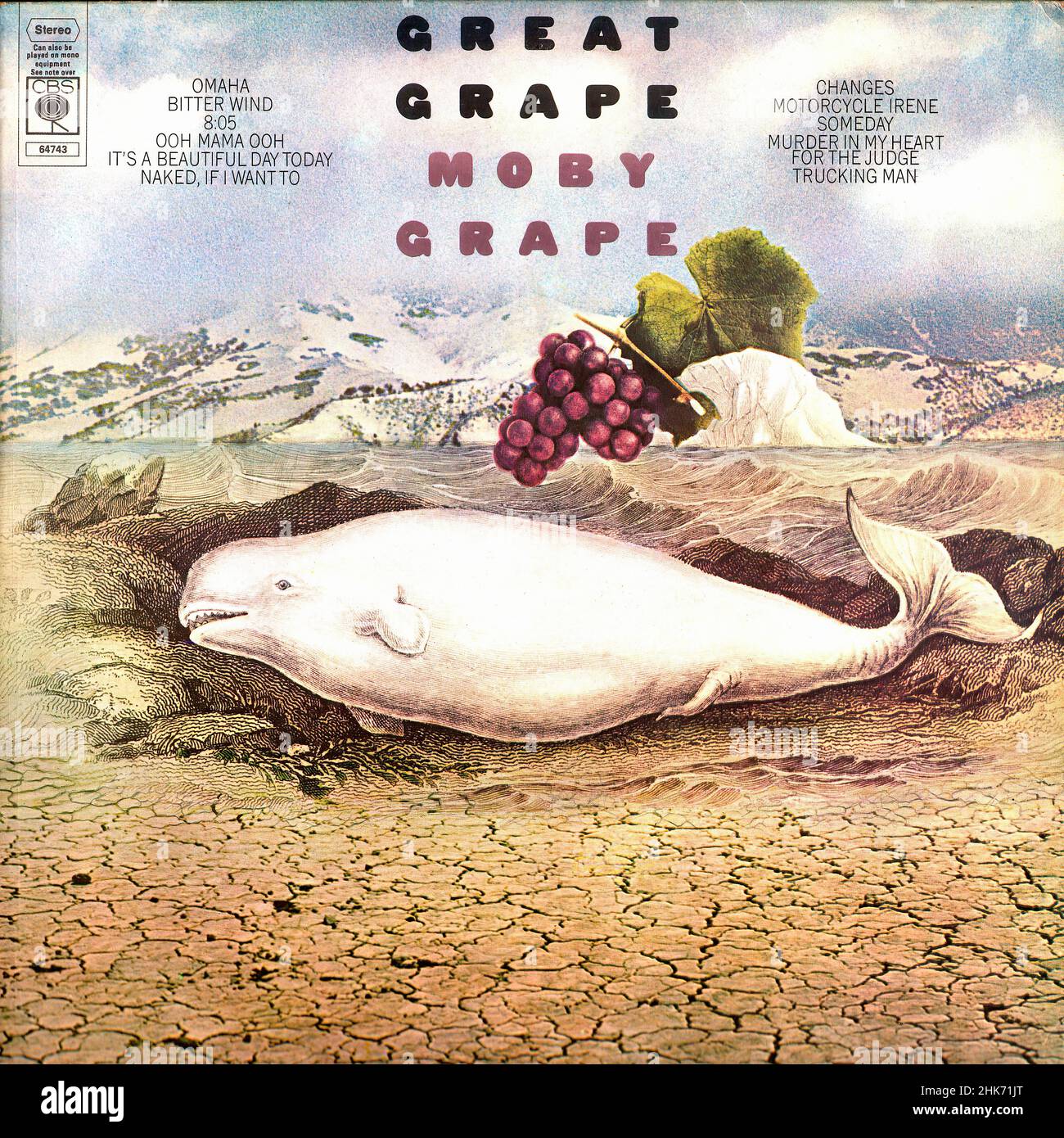 Vintage vinyl record cover - Moby Grape - Great Grape - UK - 1973 Stock Photo - Alamy