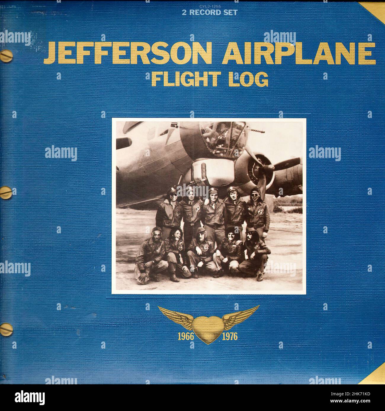 Vintage vinyl record cover - Jefferson Airplane - Flight Log - US ...