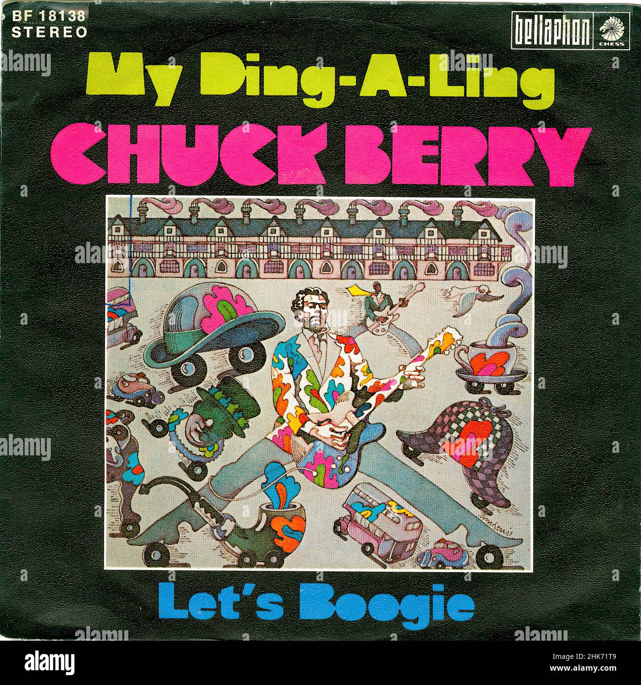 Vintage vinyl record cover - Berry , Chuck - My Ding A Ling - D 1972 ...