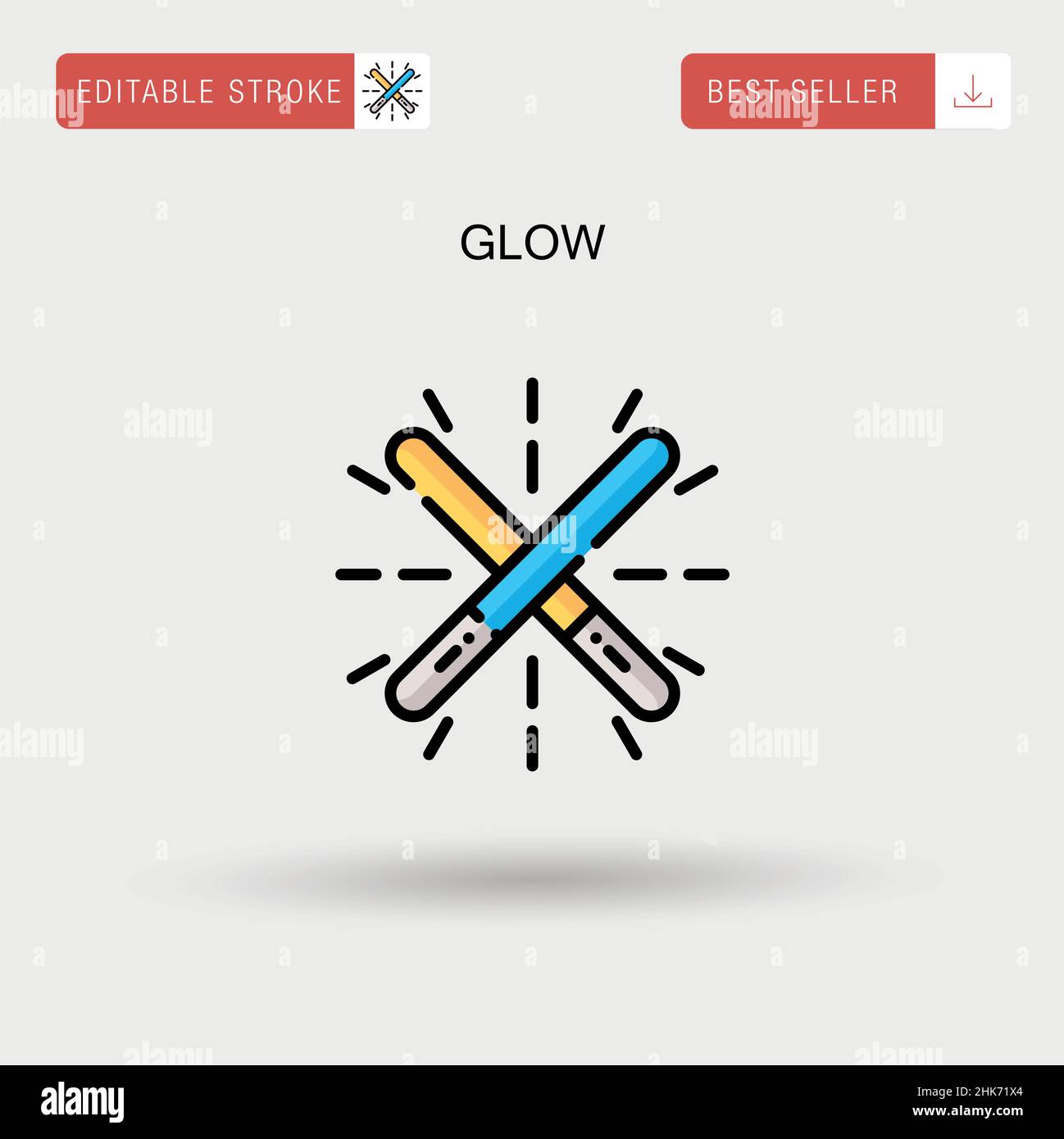 Sky sun flare face Stock Vector Images - Alamy