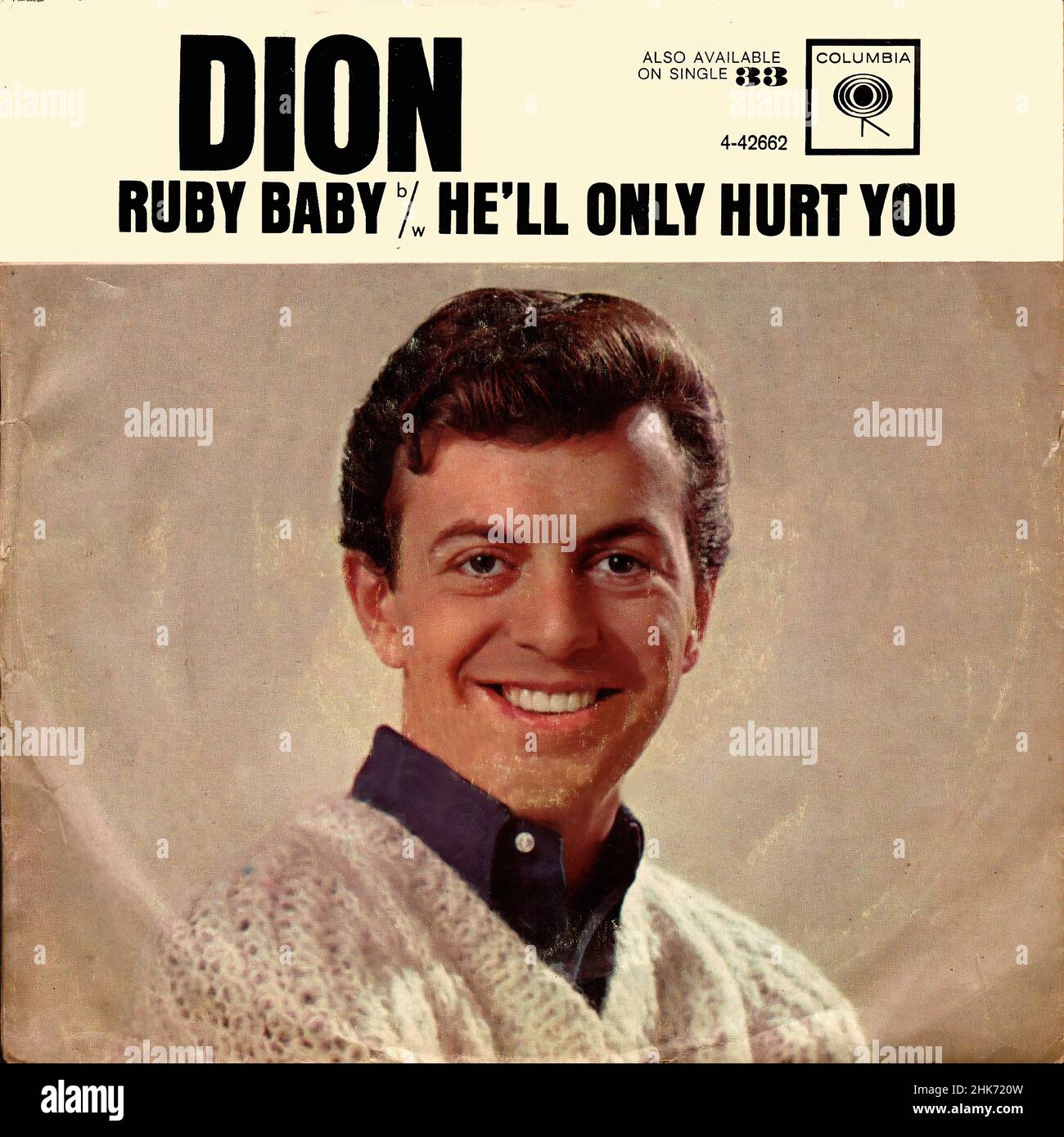 Vintage vinyl record cover - Dion - Ruby Baby - US - 1963 Stock Photo ...