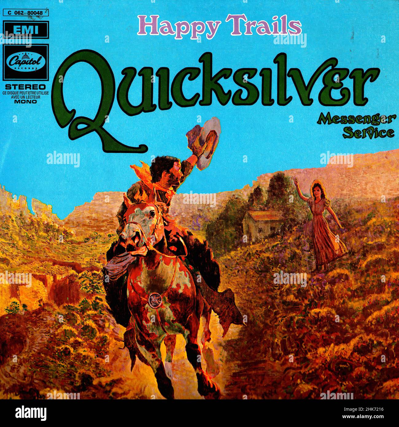 Vintage vinyl record cover - Quicksilver Messenger Service - Happy ...