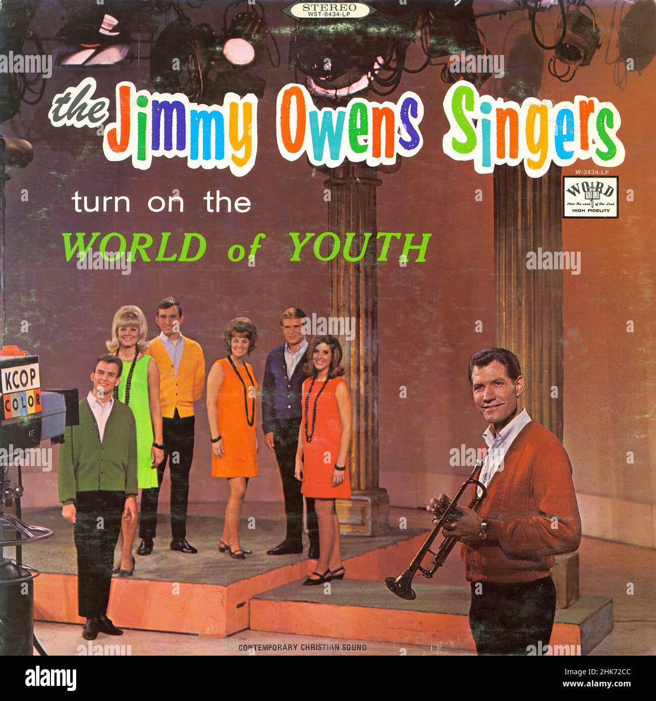Turn On The World Of Youth - Vintage American Christian Vinyl Album Stock Photo - Alamy