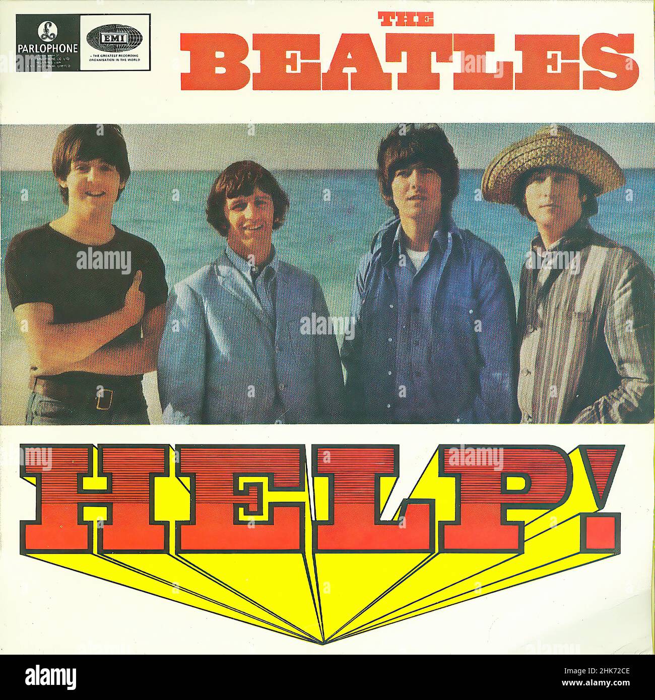 Vintage vinyl record cover - Beatles, The - Help - EP - Australia ...