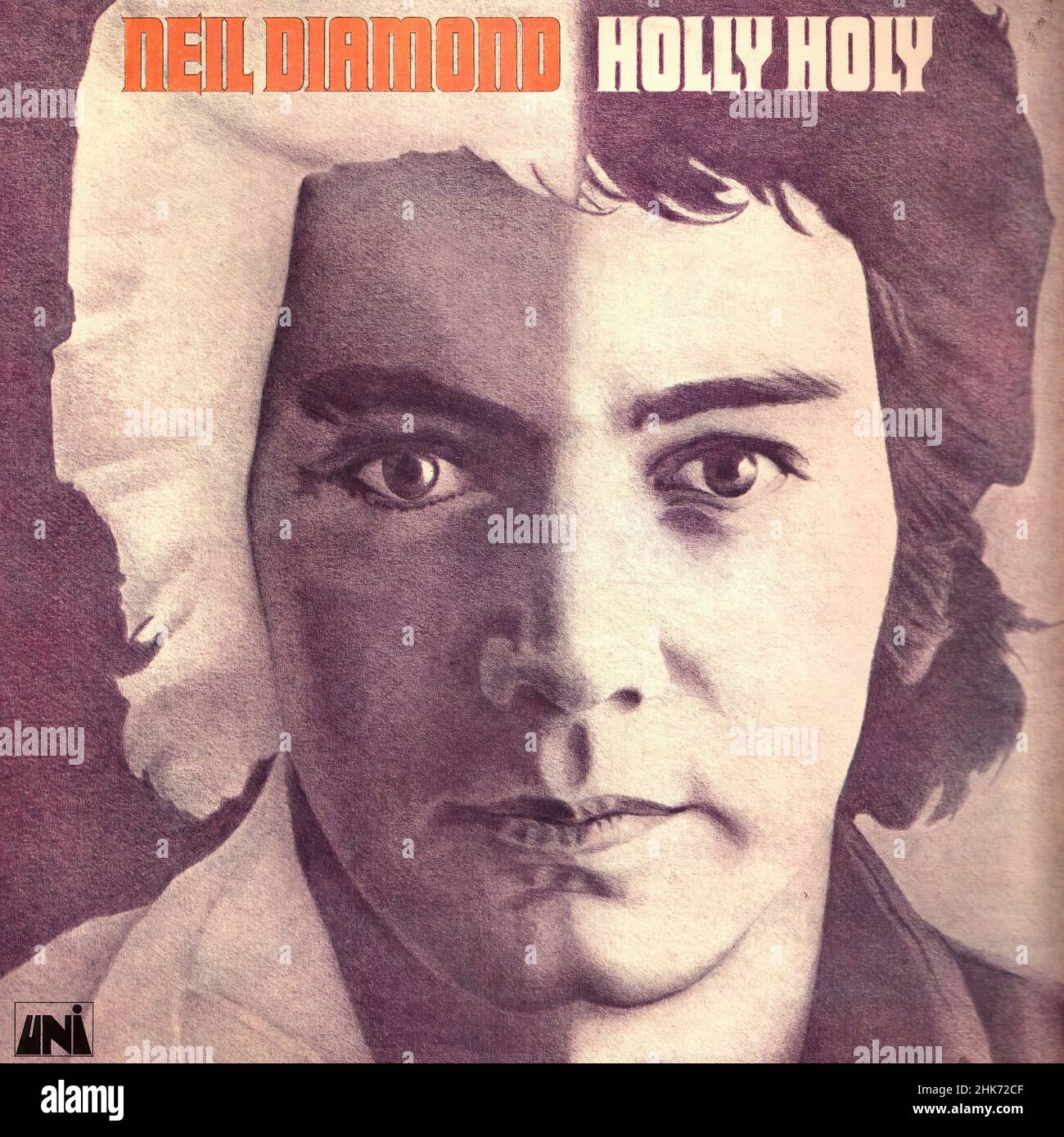 Vintage vinyl record cover - Diamond, Neil - Holly Holy - D - 1970 ...