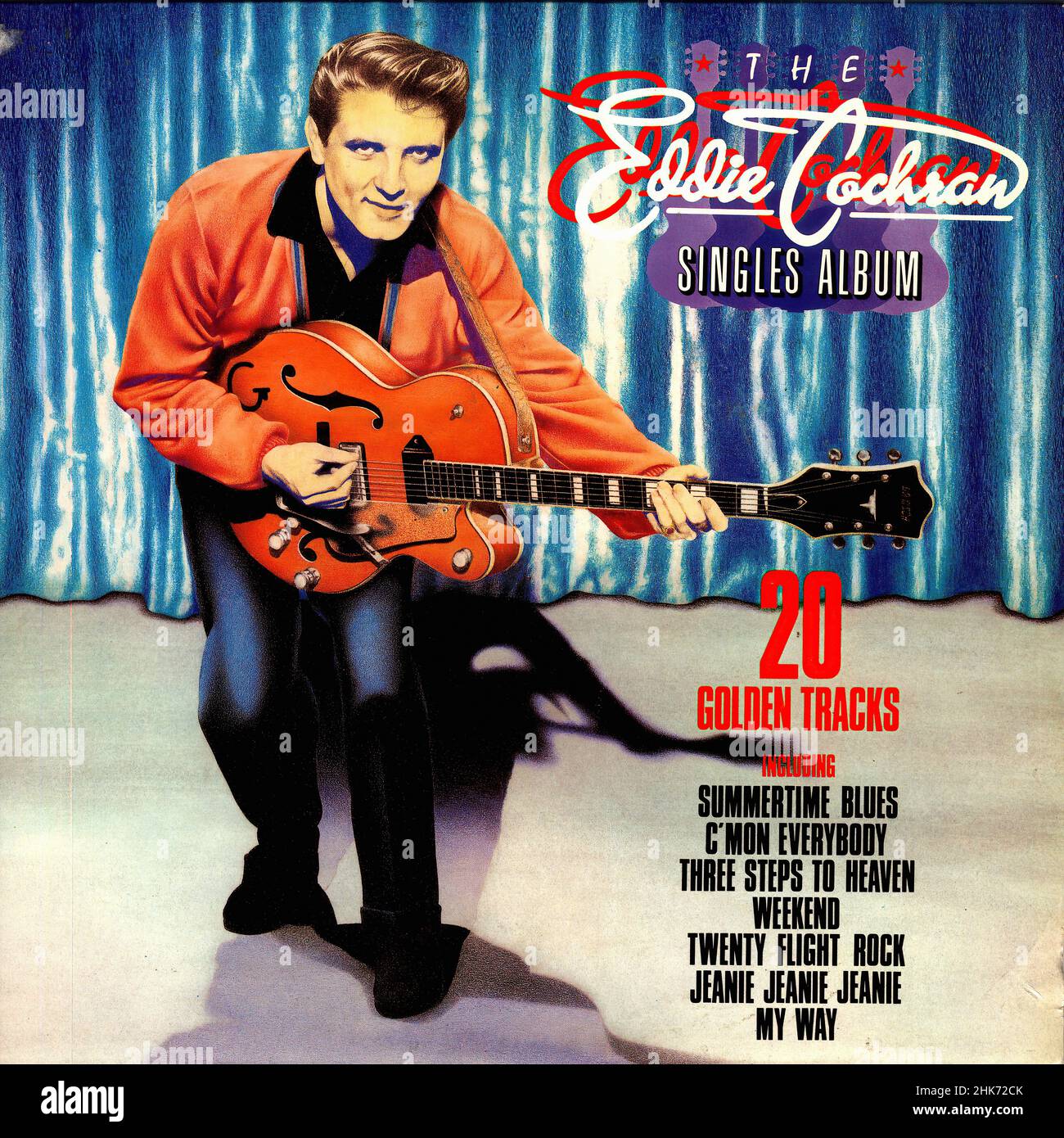 Vintage vinyl record cover - Cochran, Eddie - The Eddie CCochran Single ...