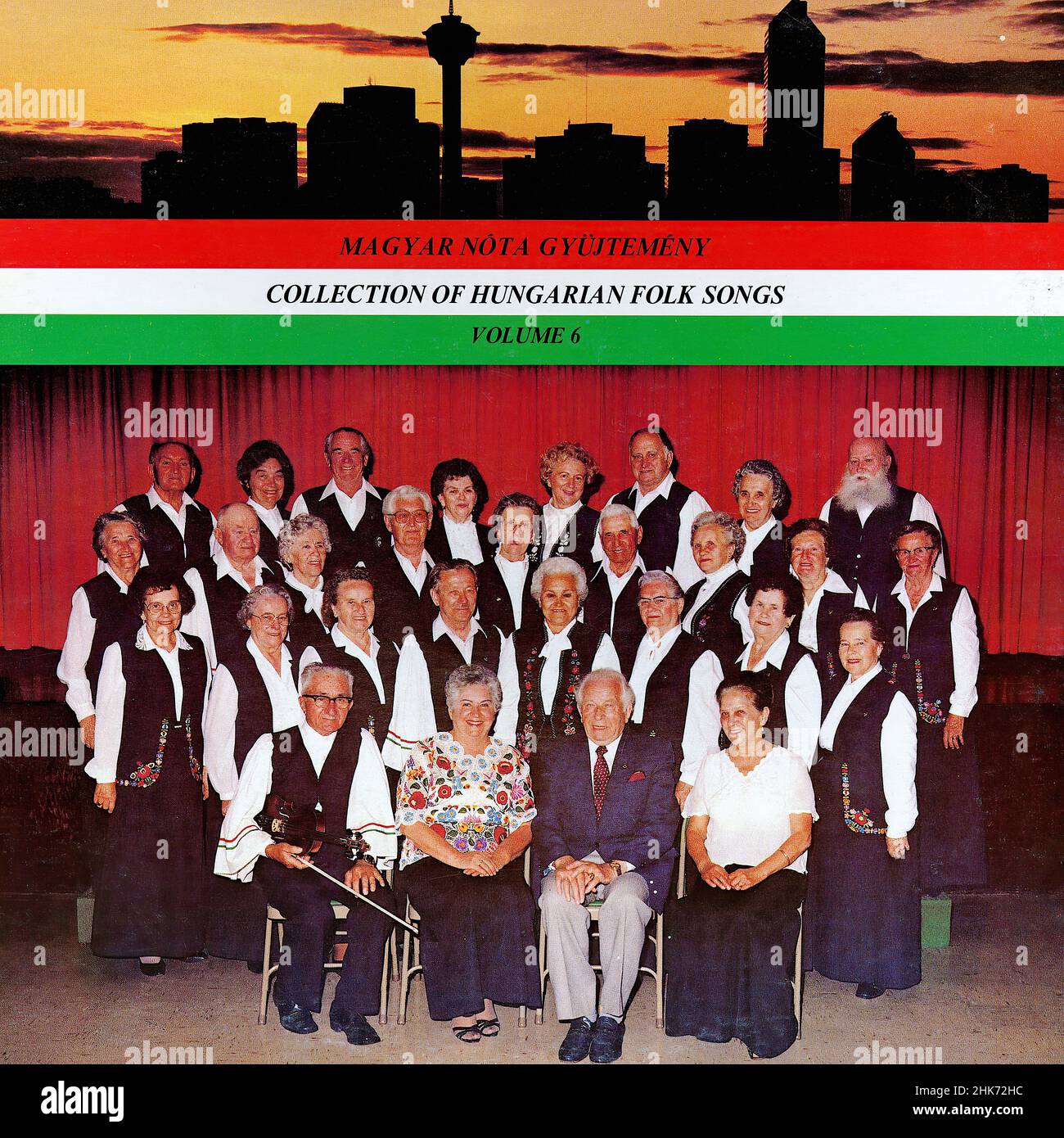 Magyar Nota Gyujtemeny - Vintage Vinyl Album Stock Photo - Alamy