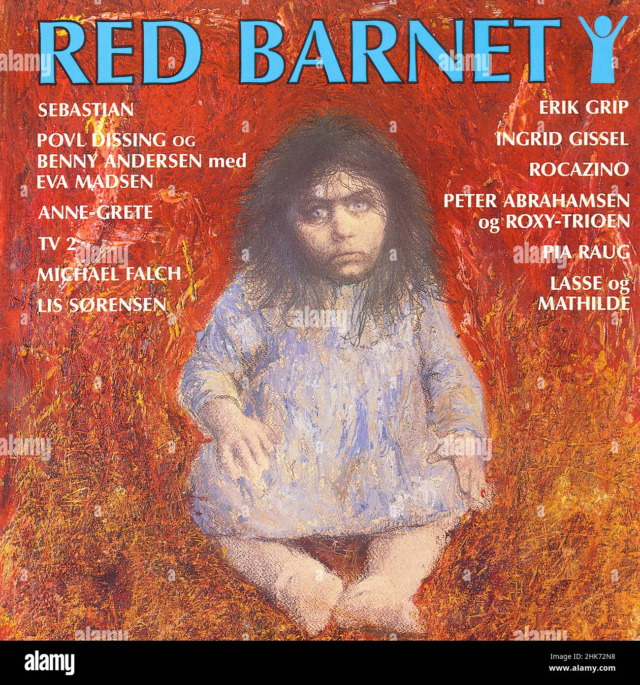 Red Barnet - Vintage Vinyl Album Stock Photo - Alamy